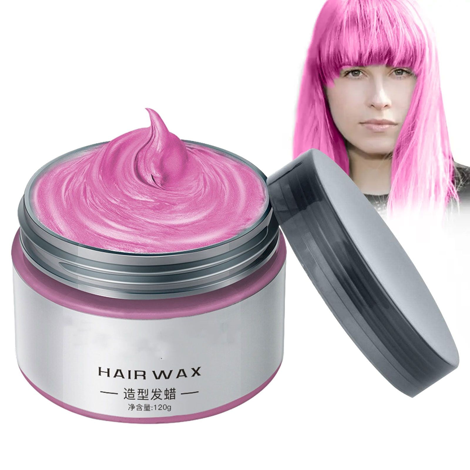 Ageoie Pink Hair Coloring Products Clearance! Hair Wax Temporary Green ...