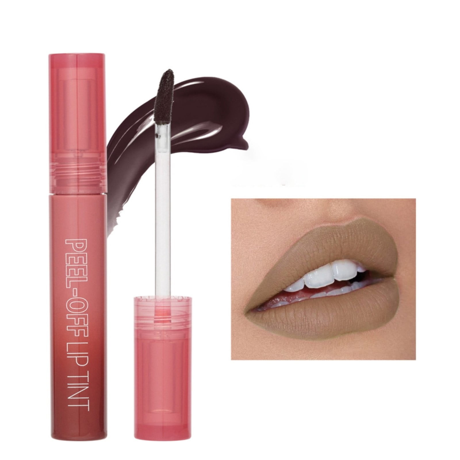 Ageoie Tear Off Lip Glaze,Long Wear Waterproof Lip Dye,Tint High ...