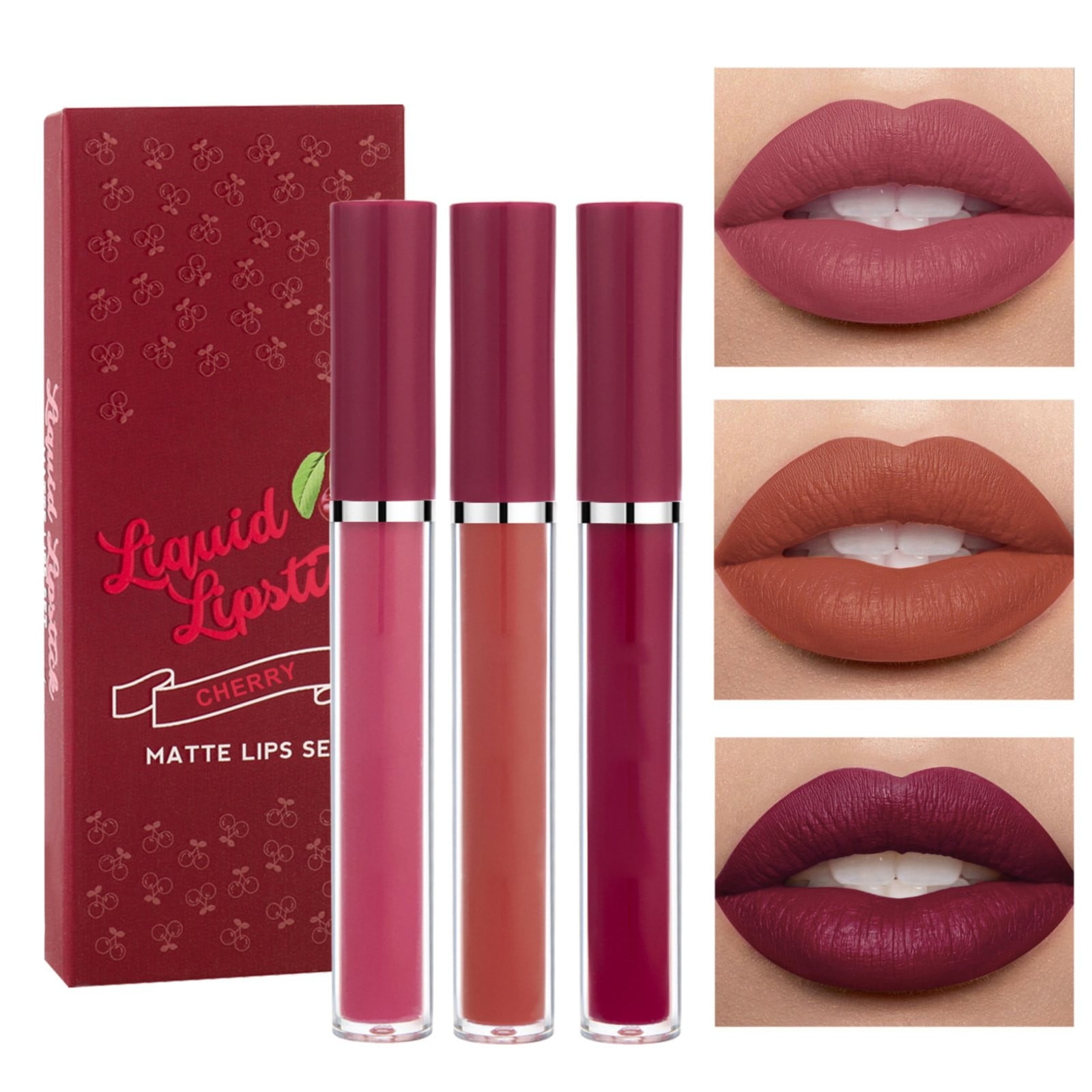 Ageoie Tear Off Lip Glaze,Tint Lip Gloss Liquid Lipstick Natural ...