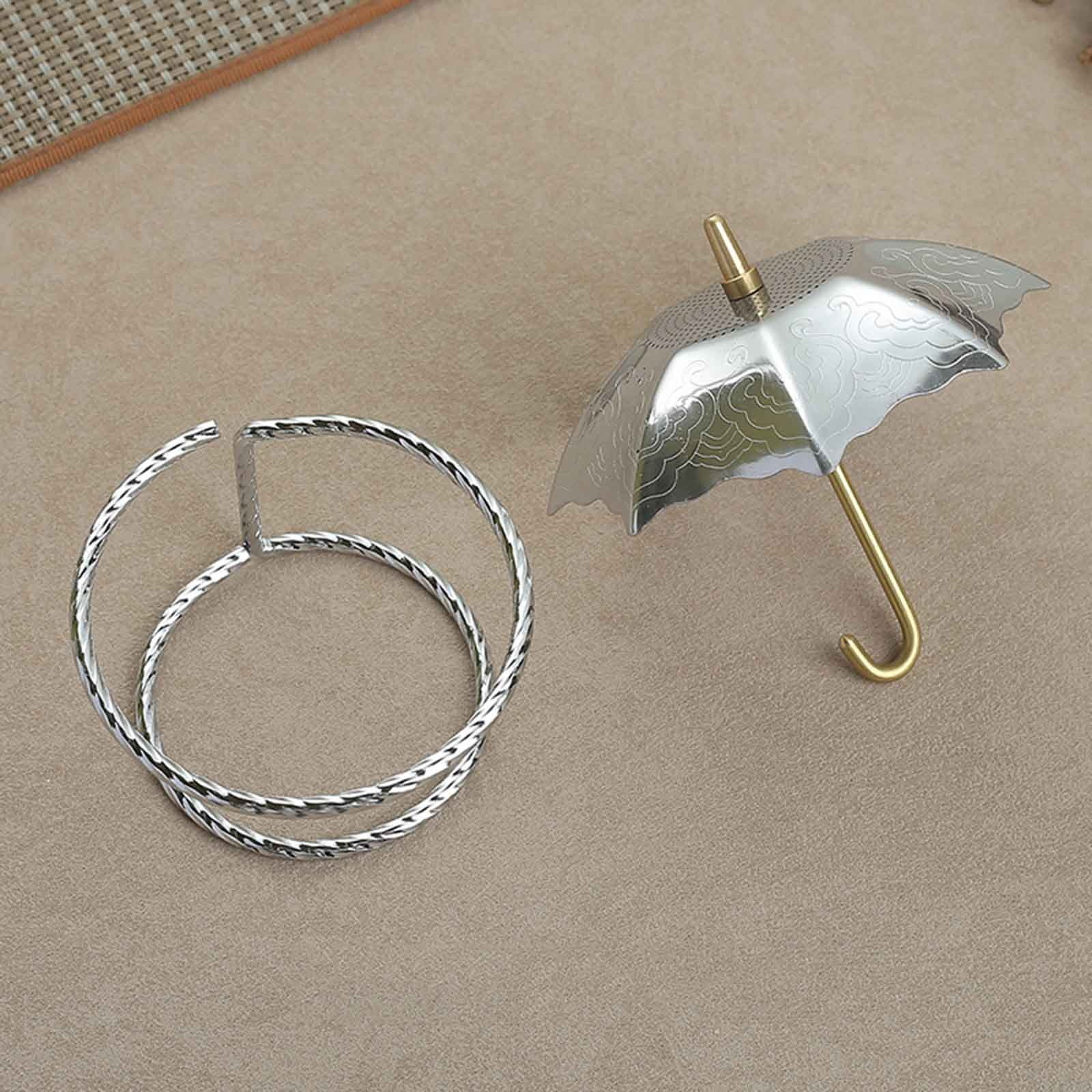 Ageoie Umbrella Shape Stainless Steel Tea Strainer Umbrella Tea Infuser ...