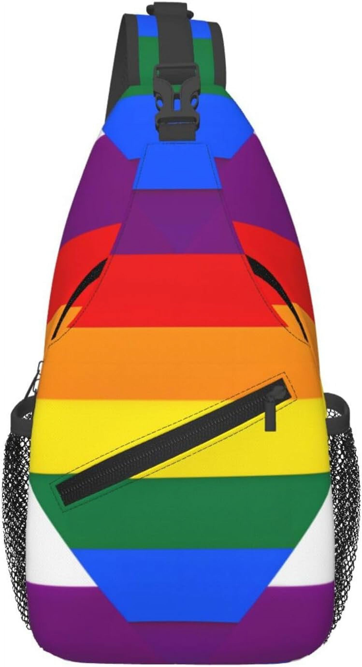 Ageosexual Flag Lgbt Rainbow Flag Sling Bag Lgbt Pride Crossbody Sling ...