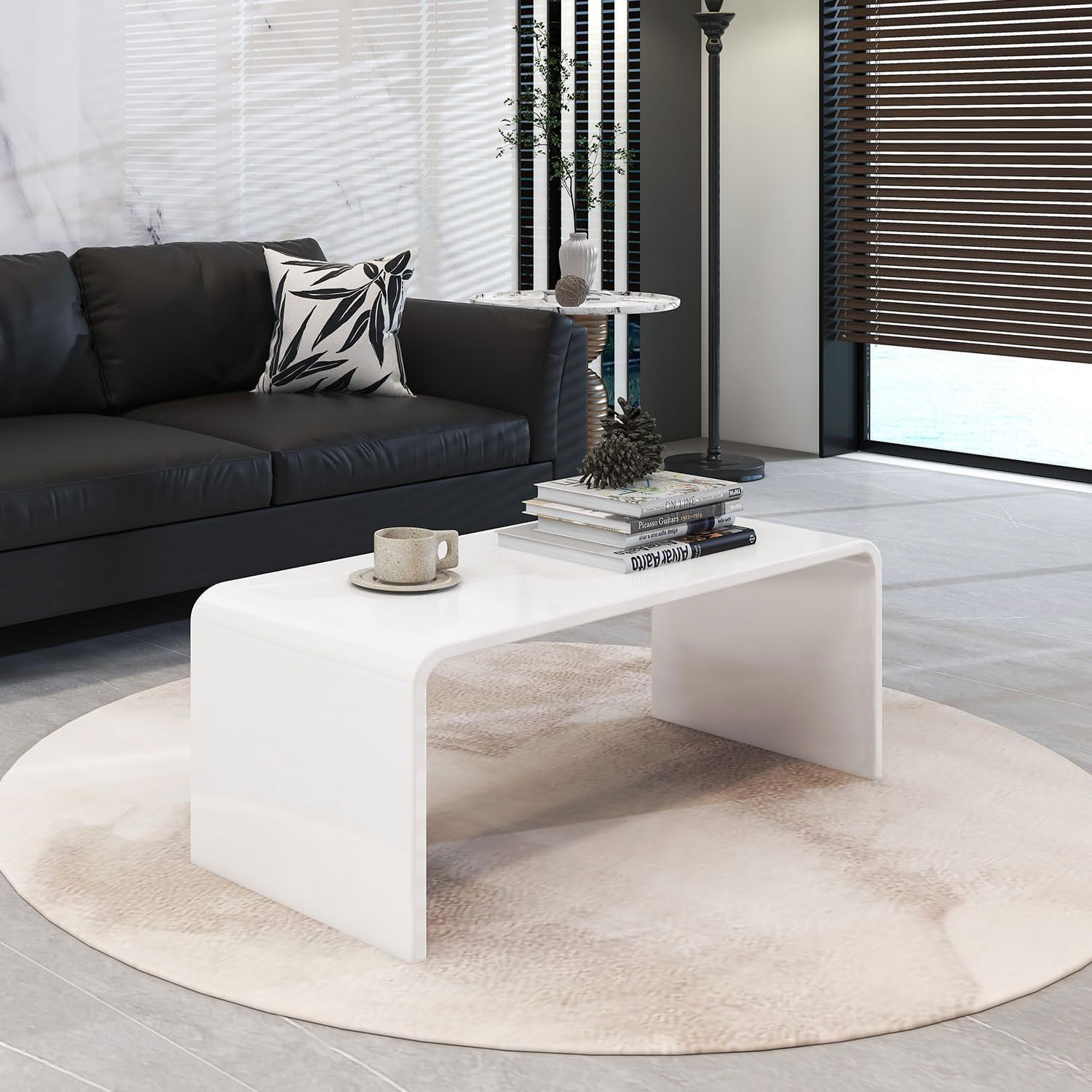Modern acrylic coffee table store