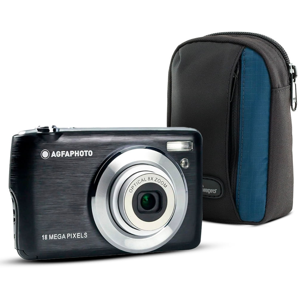 Agfa Photo DC8200 Compact Digital Camera (Black) Bundle with Camera ...