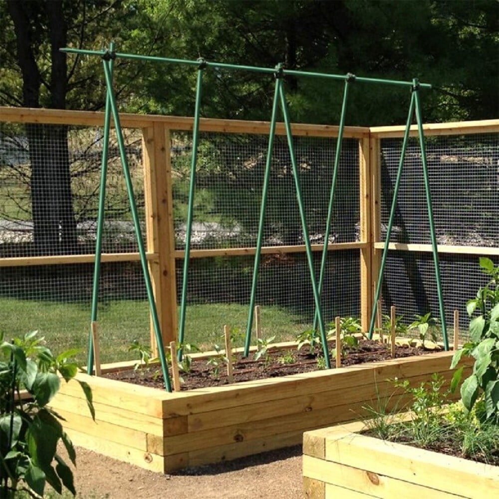 Agfabric 50 Pack Plant Stakes1/4"x36" Fiberglass Stakes With Sturdy ...