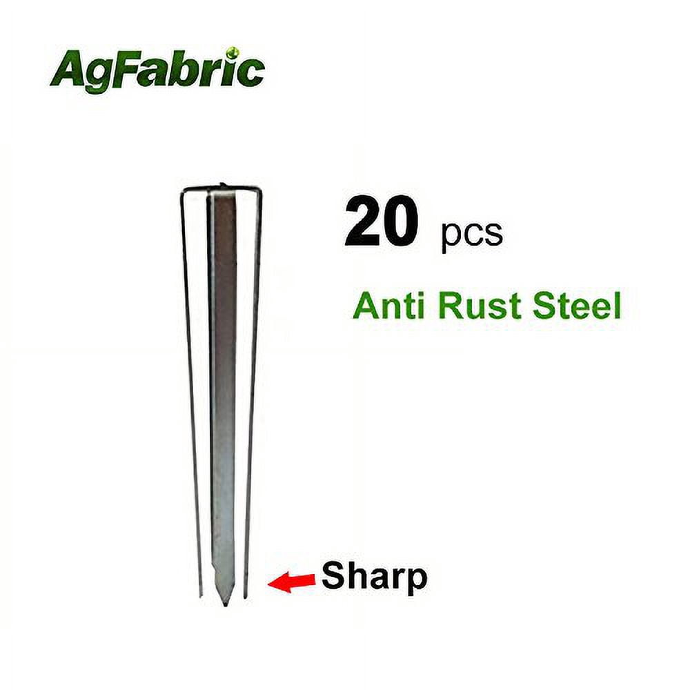 Agfabric Landscape Unique Design Garden Staples Stakes Pins for Weed ...