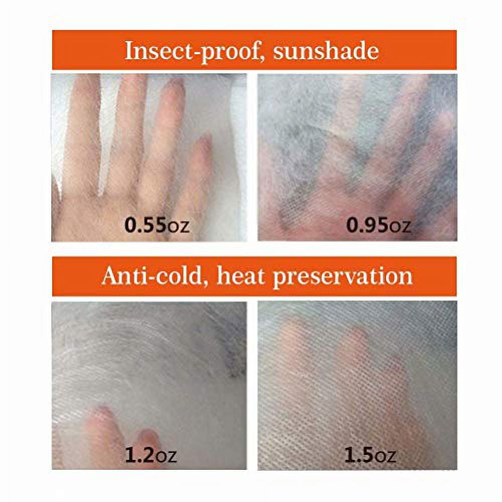Agfabric Plant Cover Freeze Frost Protection Bag 0.9oz 84"x72",Shrub ...