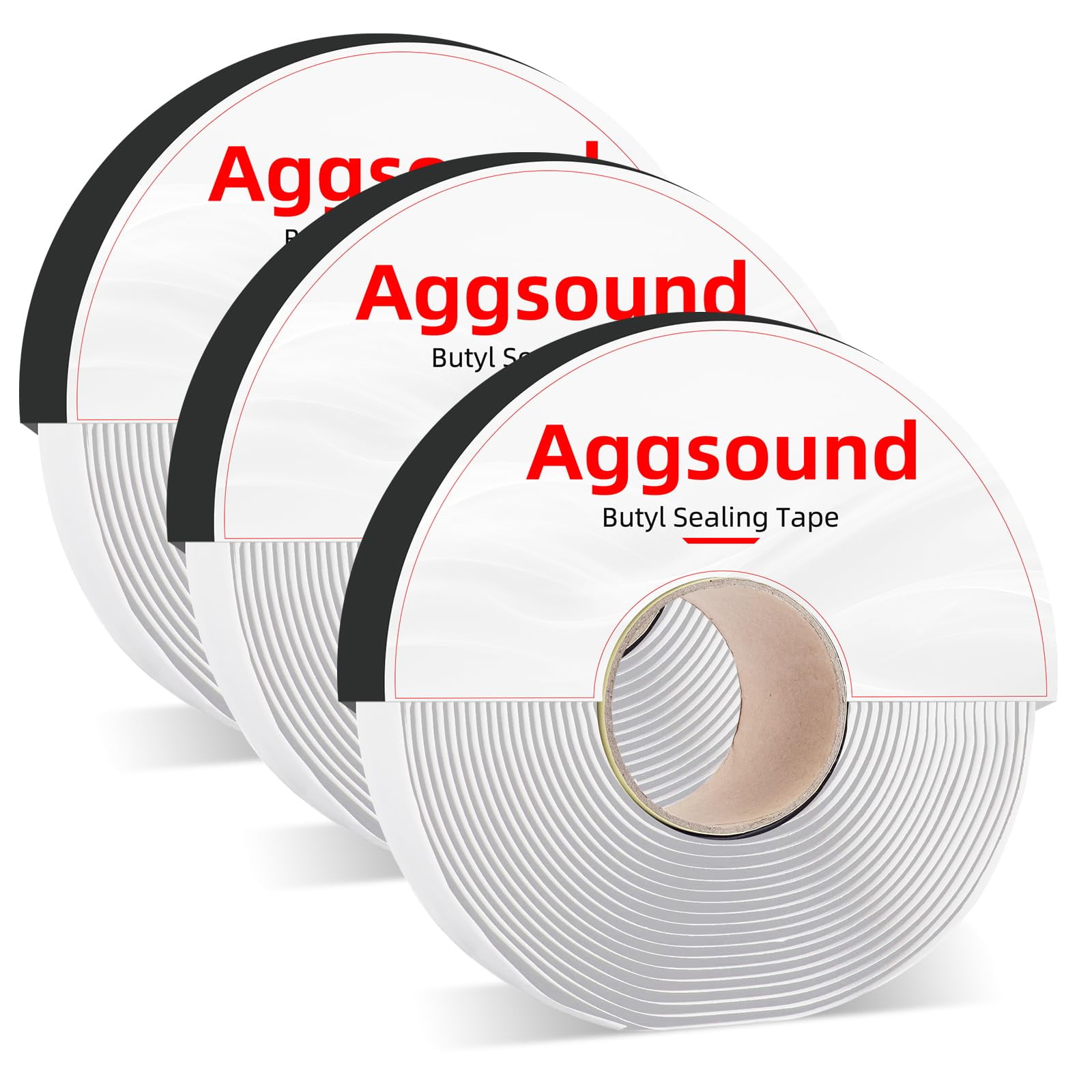 AggSound 3/4" x 30ft Butyl Seal Tape - Butyl Rubber Sealing for ...