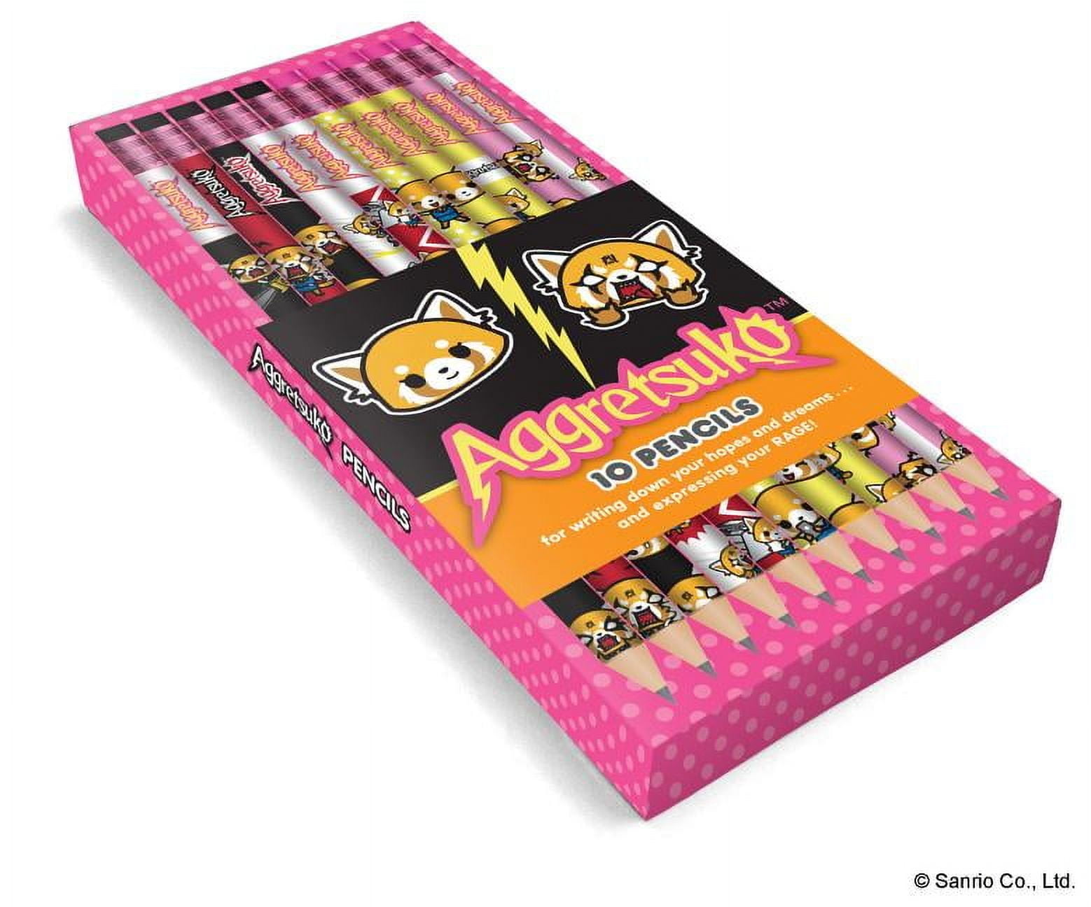 Aggretsuko: 10 Pencils (Other) - Walmart.com
