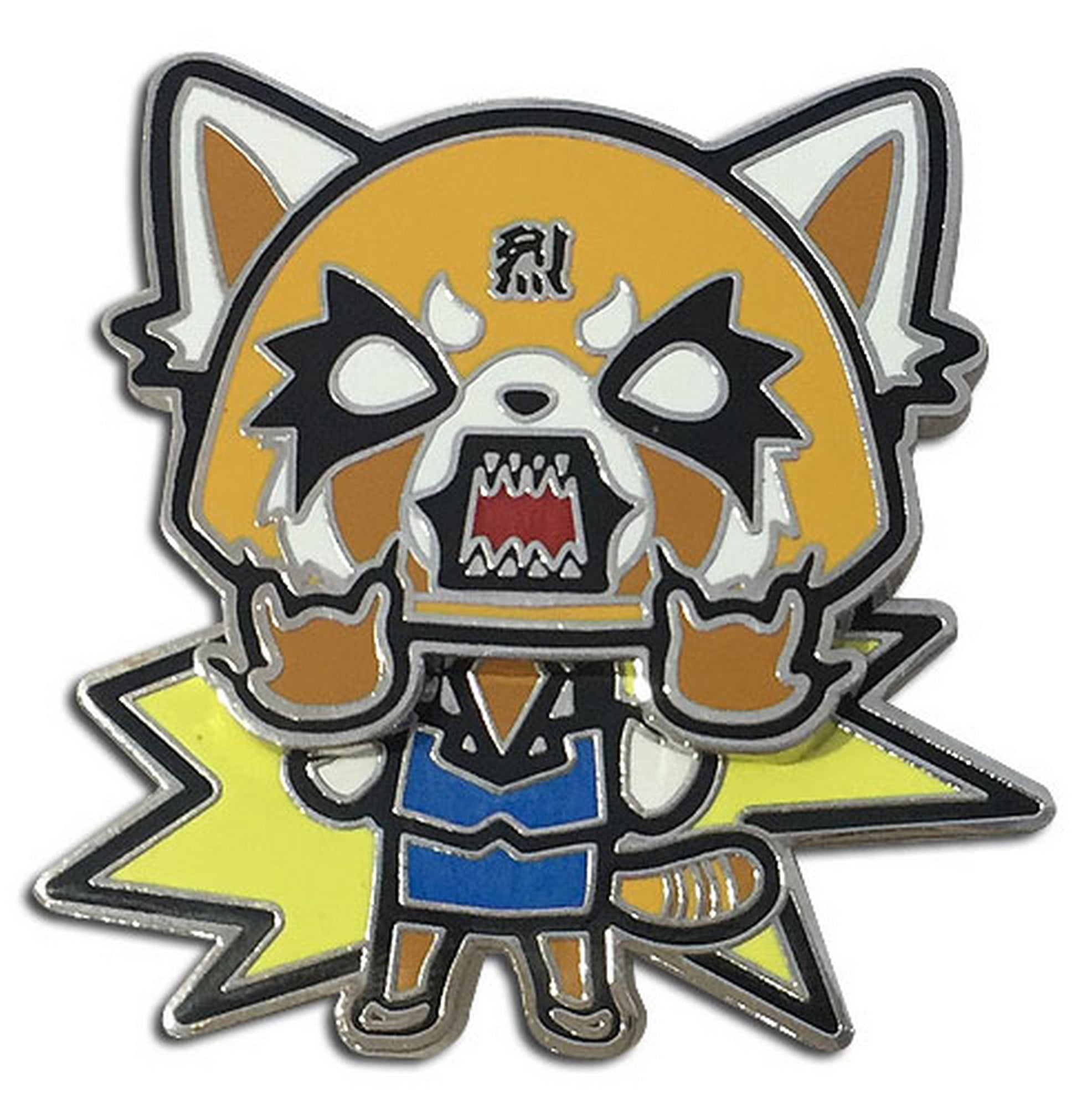 Aggretsuko- Aggretsuko Headbanging Pin - Walmart.com