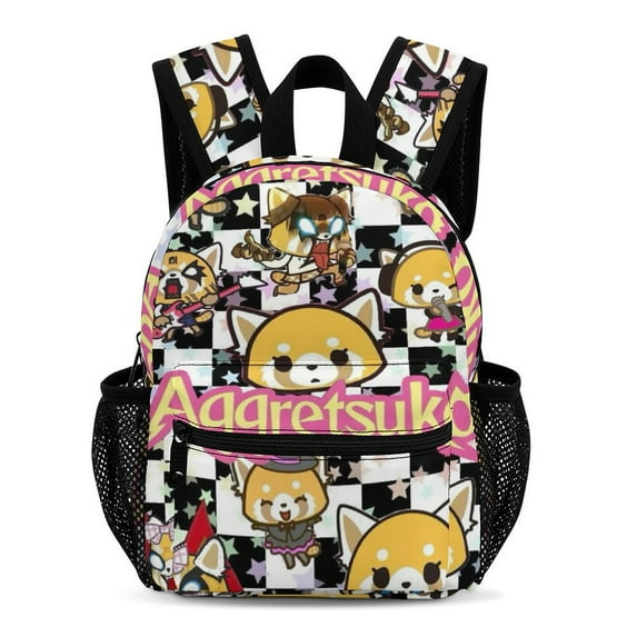 Aggretsuko Backpack 13 Inch Bookbag Casual Daypack Travel Backpacks for ...