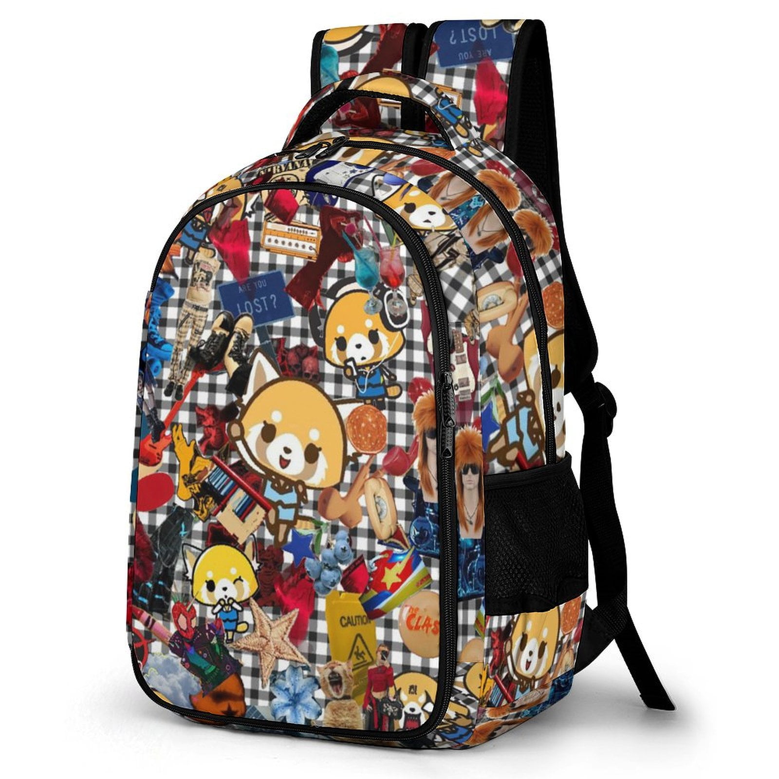 Aggretsuko Backpack Bookbag Casual Daypack Travel Backpacks for Work ...
