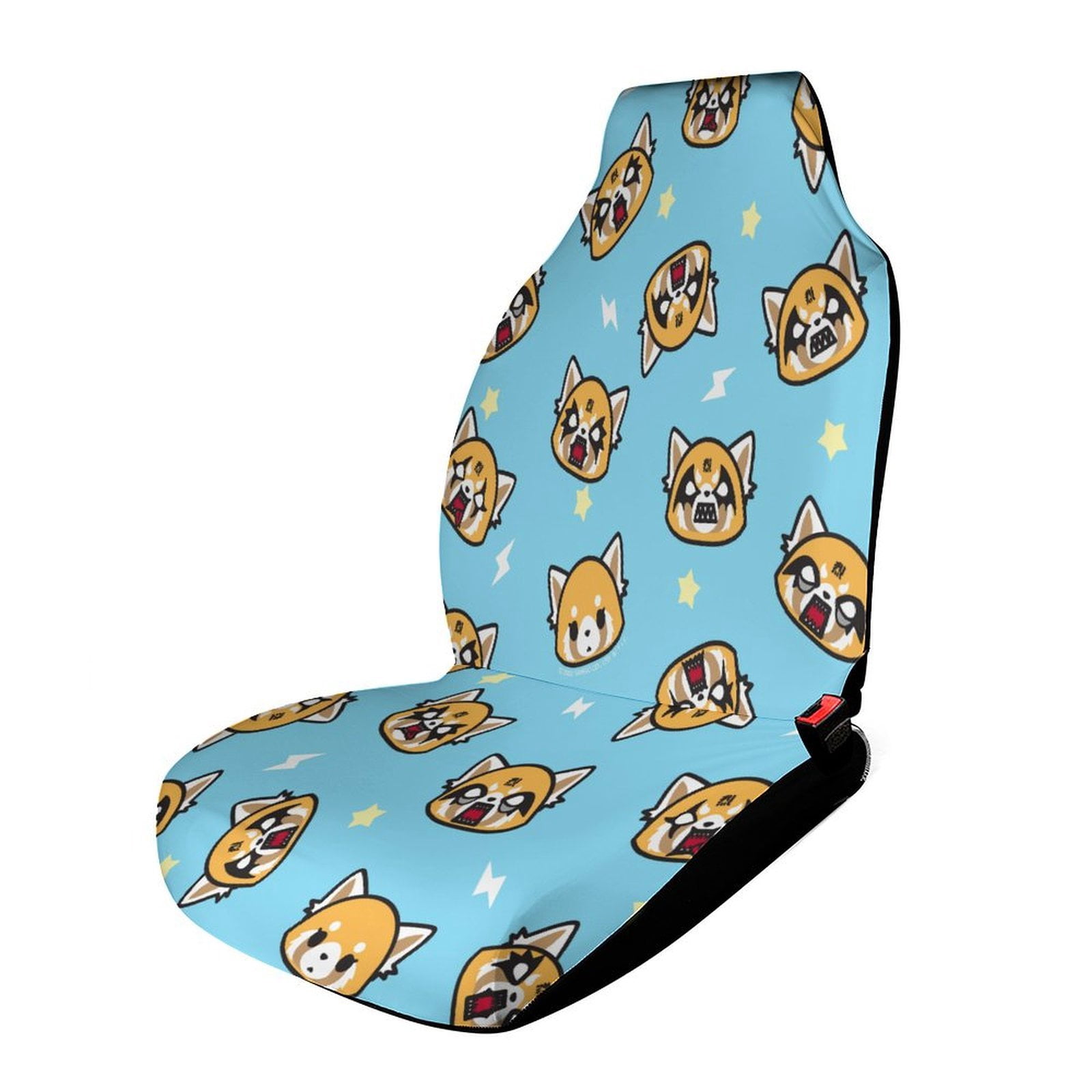 Aggretsuko Car Seat Covers Nonslip Elastic Front Seat Protector Fashion ...
