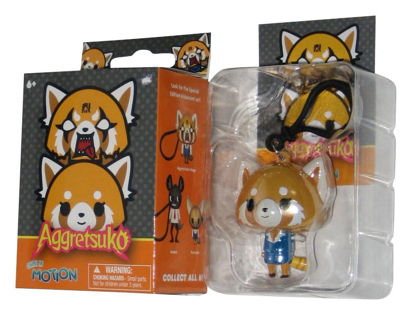 Aggretsuko Chibi In Motion Bullsitoy Metallic 2.5 Inch Mini Figure ...
