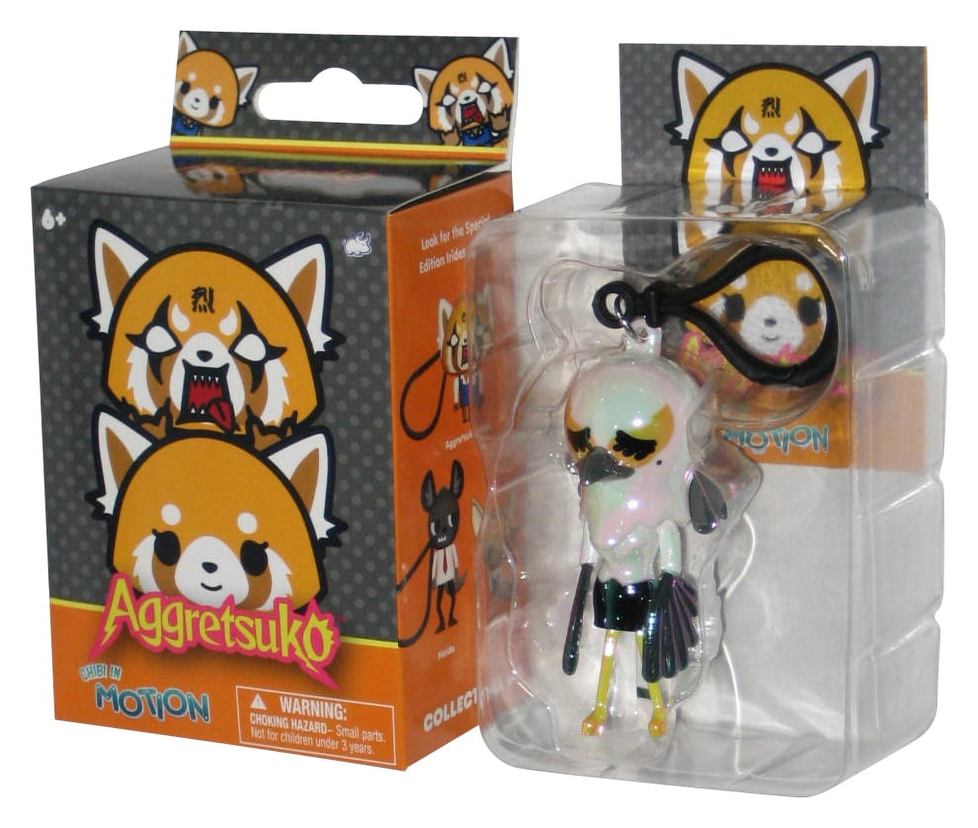 Aggretsuko Chibi In Motion Bullsitoy Metallic Washimi 2.5 Inch Mini ...