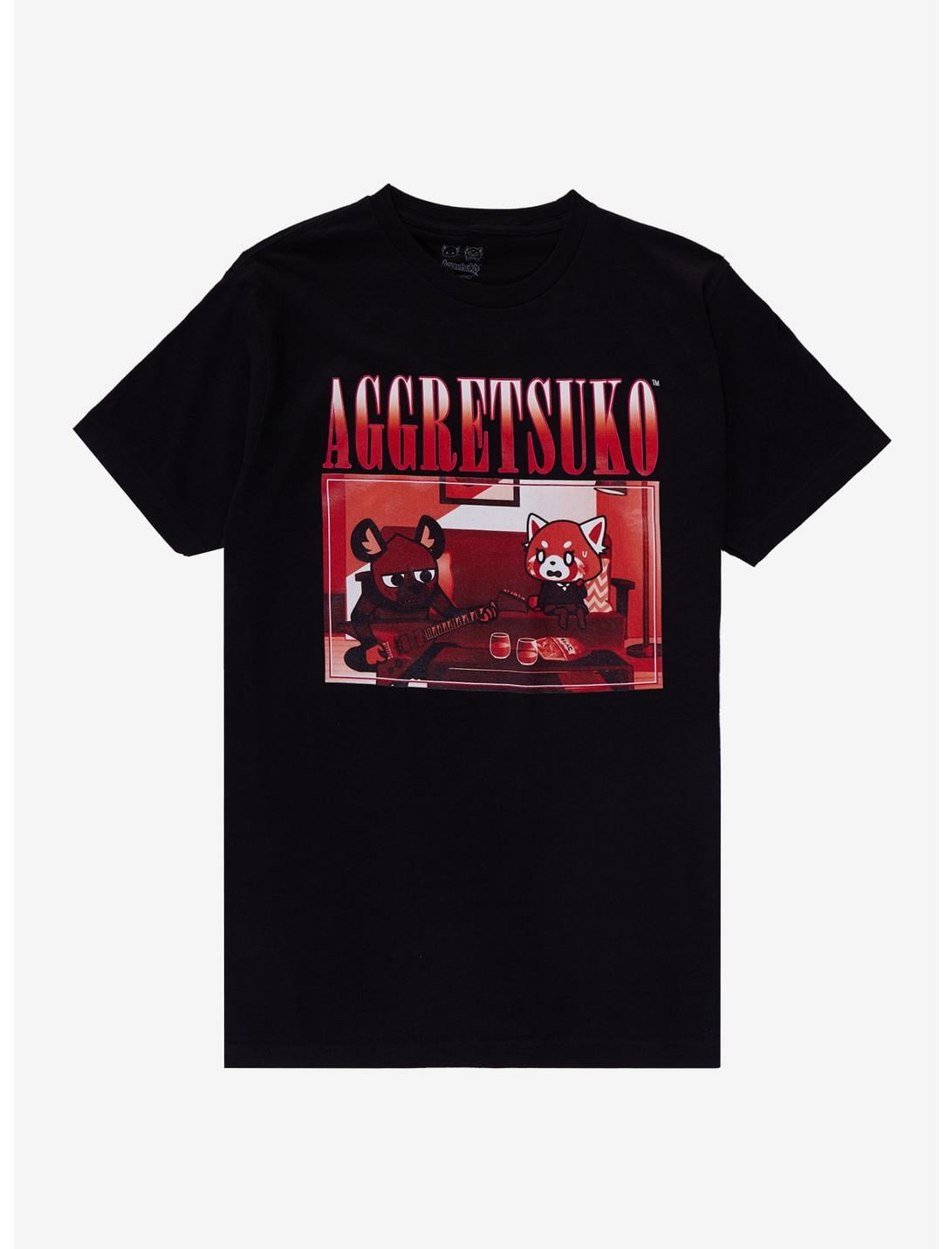 Aggretsuko Haida Couch T Shirt Hot Topic T Shirt Tee Unisex, Color: Ash ...