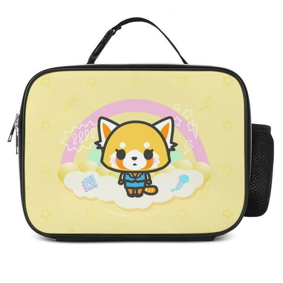 Aggretsuko Insulated Lunch Bag Lunch Box Container Bag Reusable Lunch ...