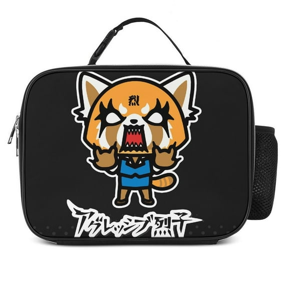 Aggretsuko Insulated Lunch Bag Lunch Box Container Bag Reusable Lunch ...