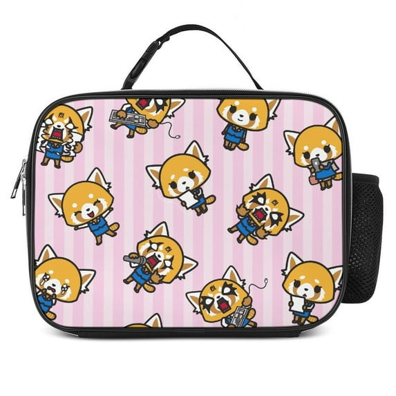 Aggretsuko Insulated Lunch Bag Lunch Box Container Bag Reusable Lunch ...