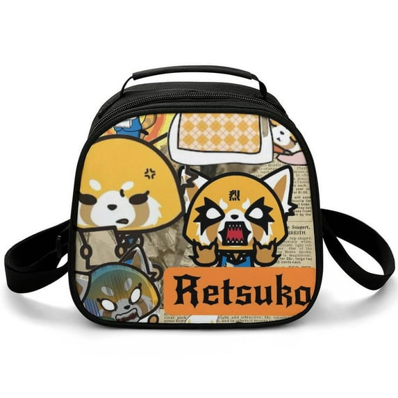 Aggretsuko Insulated Lunch Bag Lunch Box Container Bag Reusable Lunch ...