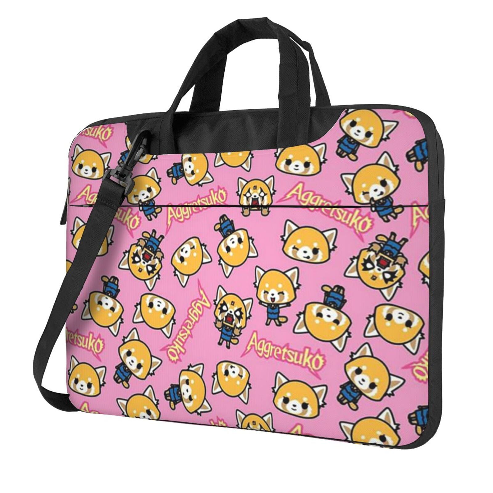 Aggretsuko Laptop Bag, 13 inch Computer Bag Messenger Shoulder Bag ...