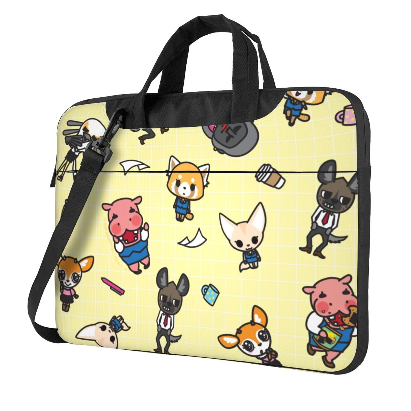 Aggretsuko Laptop Bag, 14 inch Computer Bag Messenger Shoulder Bag ...