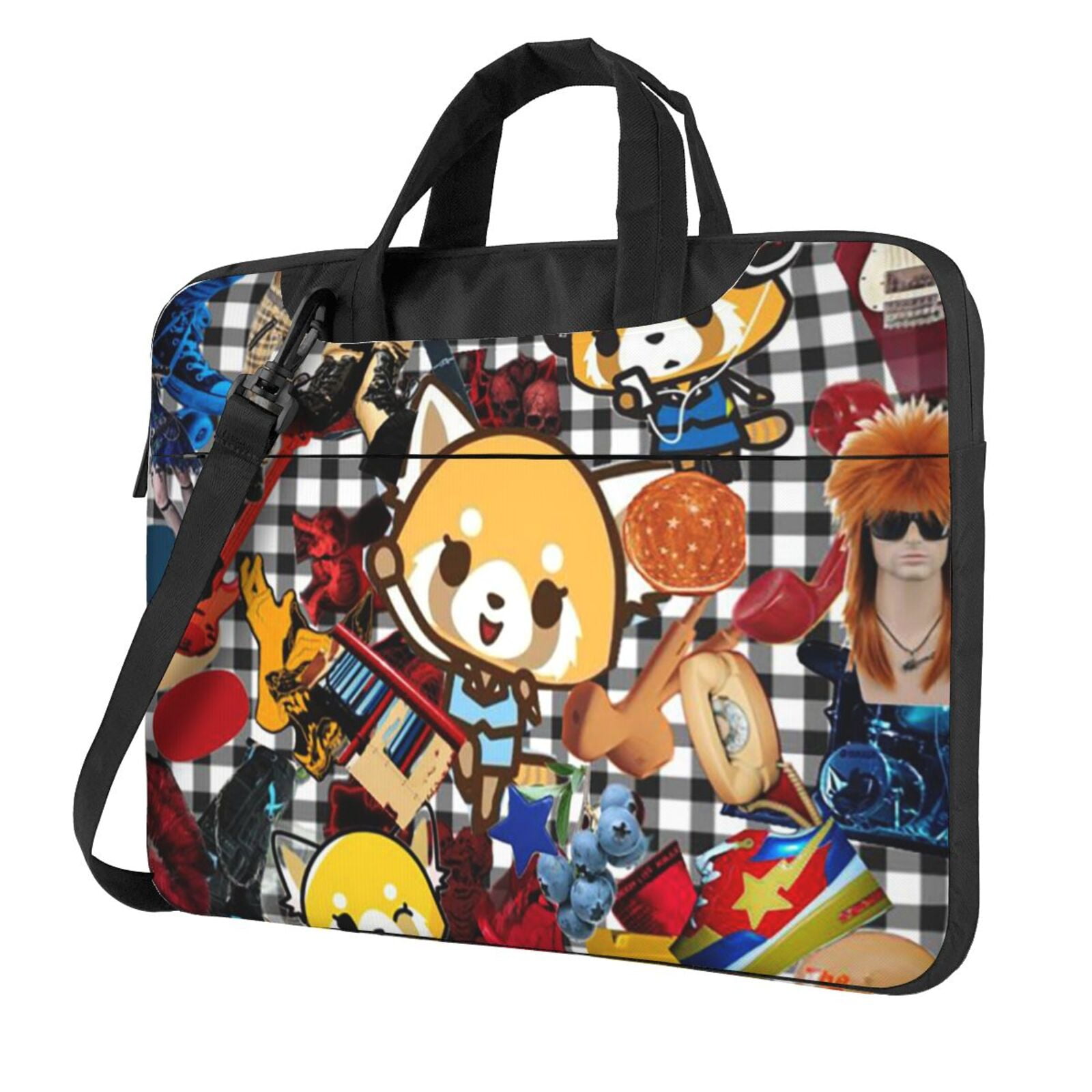 Aggretsuko Laptop Bag, 14 inch Computer Bag Messenger Shoulder Bag ...