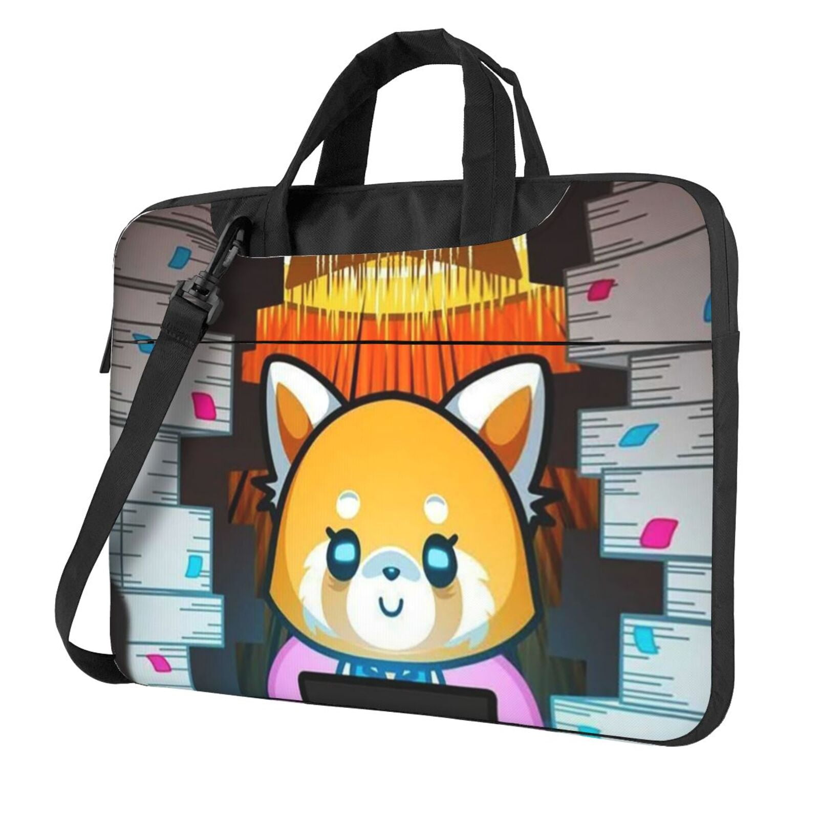 Aggretsuko Laptop Bag, 15.6 inch Computer Bag Messenger Shoulder Bag ...