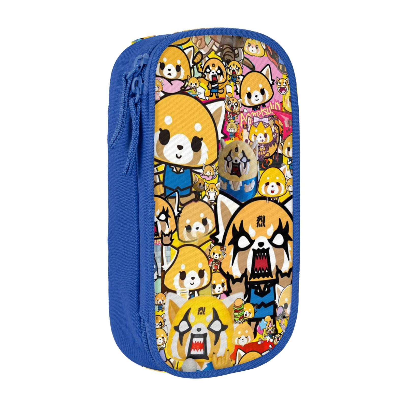 Aggretsuko Large Pencil Case, Durable Pencil Pouch with Big Capacity ...