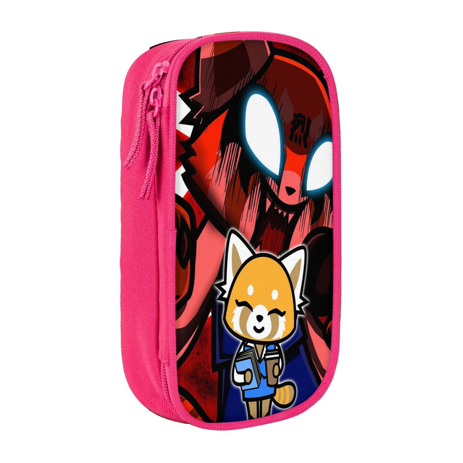 Aggretsuko Large Pencil Case, Durable Pencil Pouch with Big Capacity ...