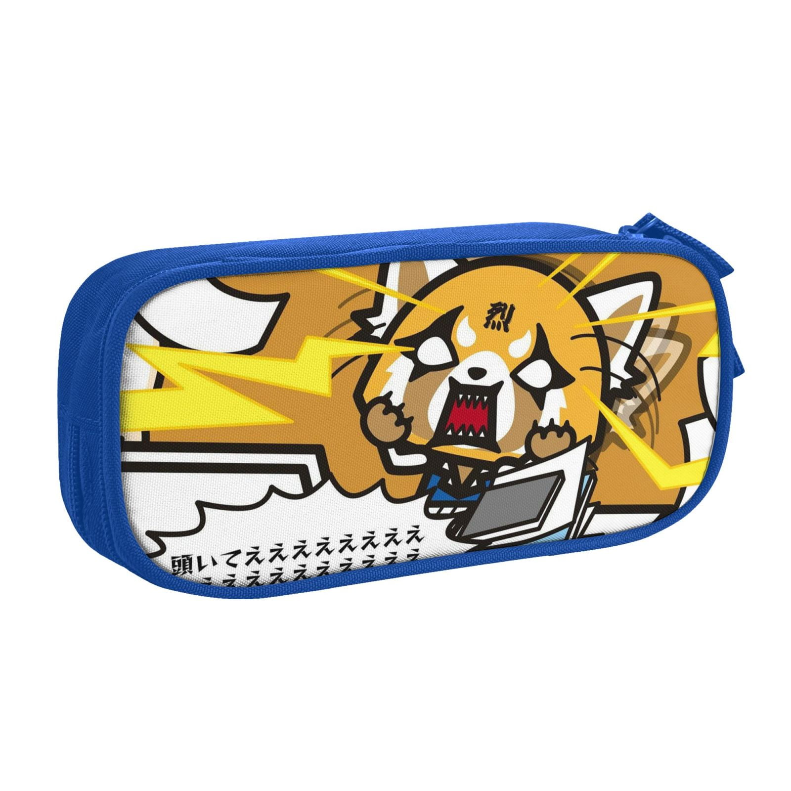 Aggretsuko Large Pencil Case, Durable Pencil Pouch with Big Capacity ...