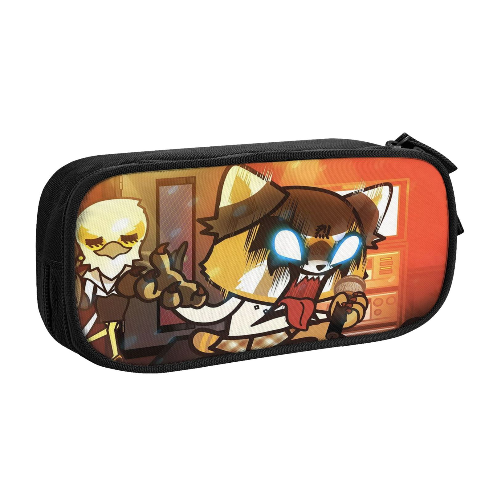 Aggretsuko Large Pencil Case, Durable Pencil Pouch with Big Capacity ...