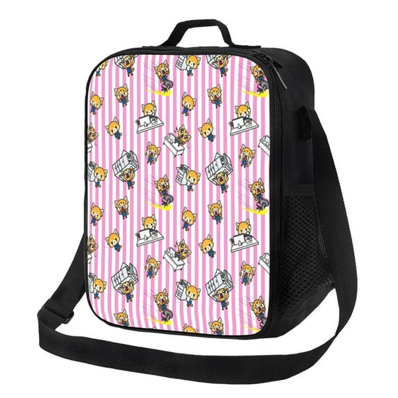 Aggretsuko Lunch Bag, Insulated Lunch Bag for Women Men Lunch Box ...