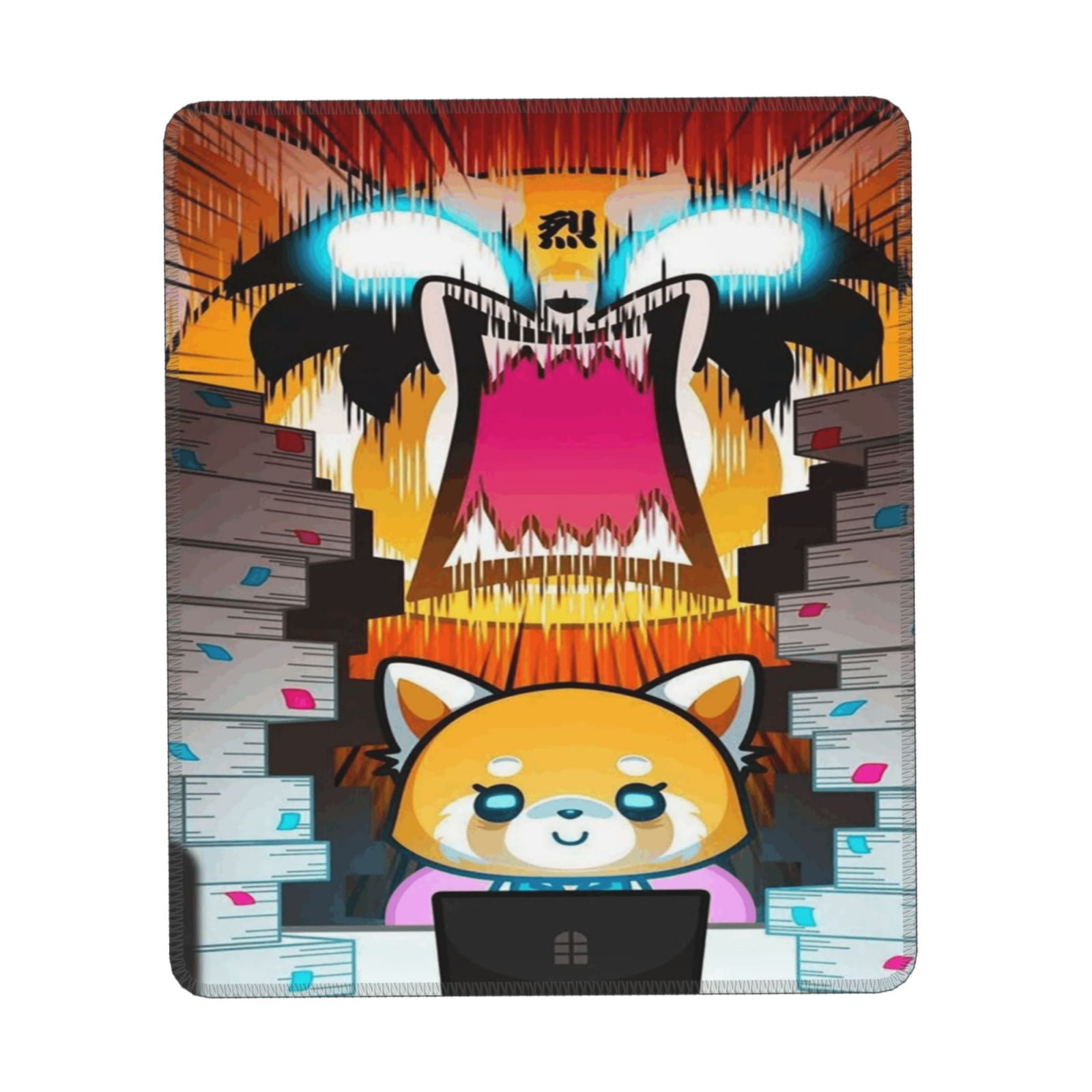 Aggretsuko Mouse Pad, Computer Mouse Mat, Waterproof Non-Slip Rubber ...