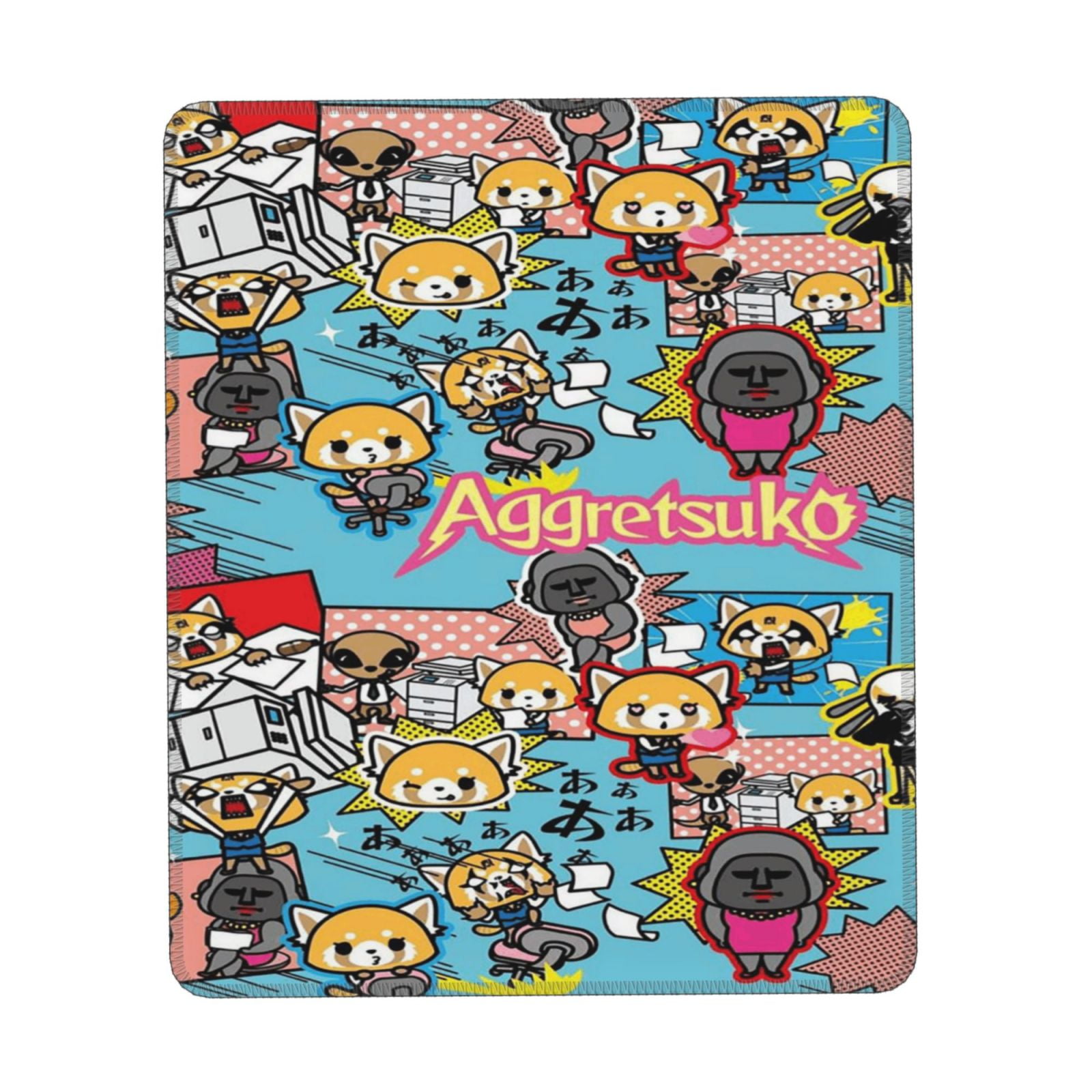 Aggretsuko Mouse Pad, Computer Mouse Mat, Waterproof Non-Slip Rubber ...