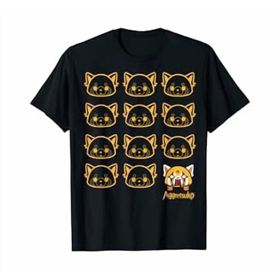 Aggretsuko Real Character T-Shirt - Walmart.com