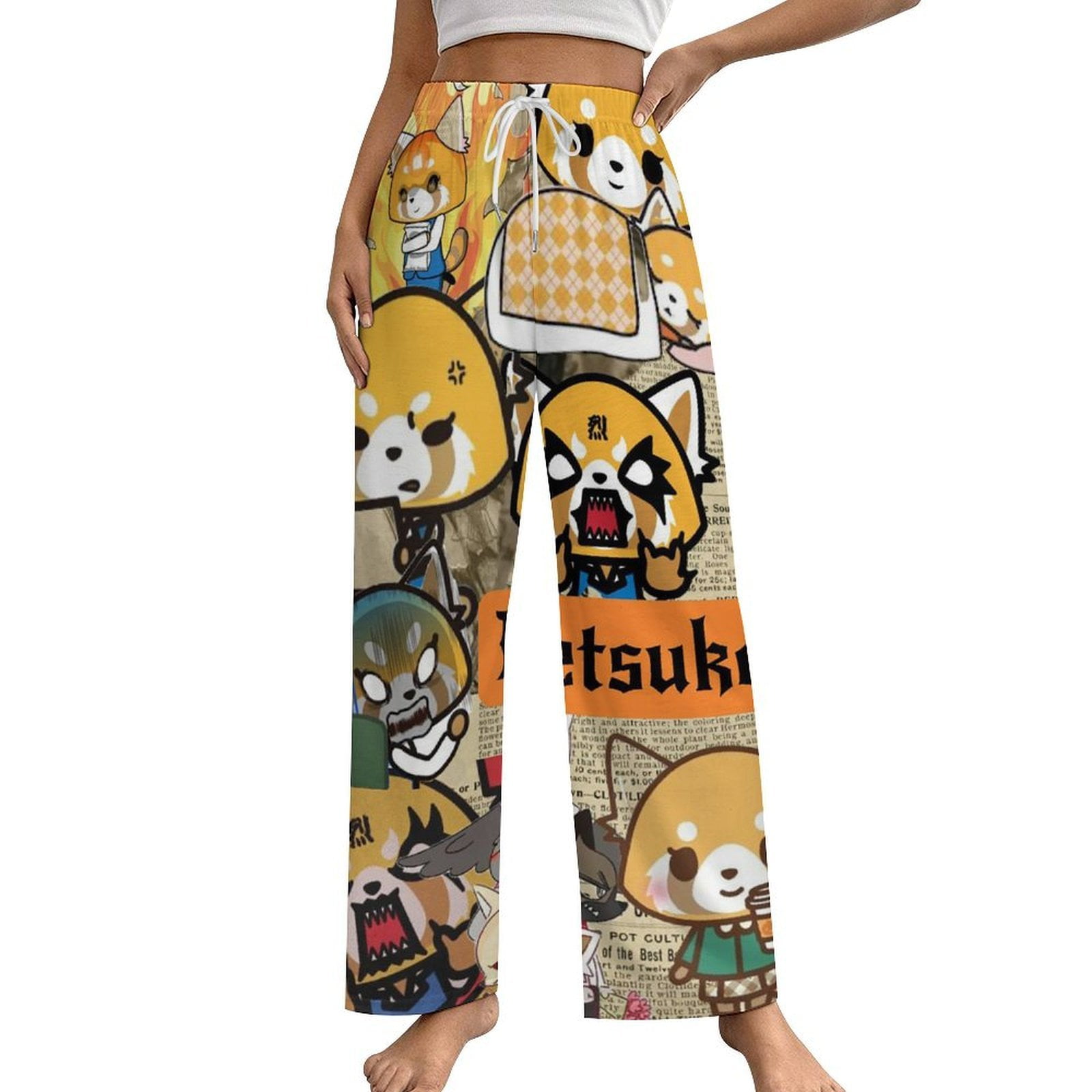 Aggretsuko Womens Comfy Pajama PJ Pants Lounge Pants Sleepwear ...