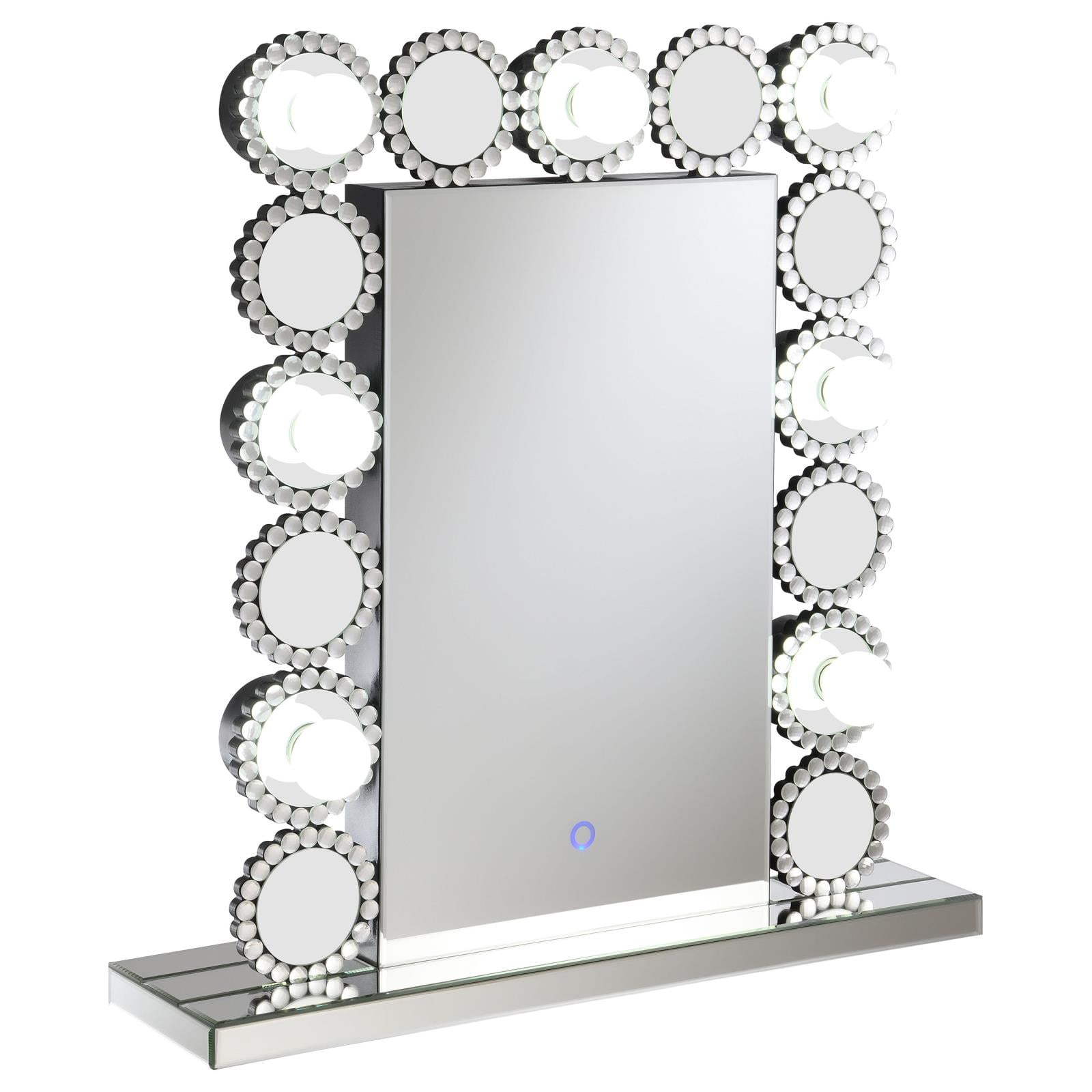 Aghes Rectangular Table Mirror with LED Lighting Mirror - Walmart.com