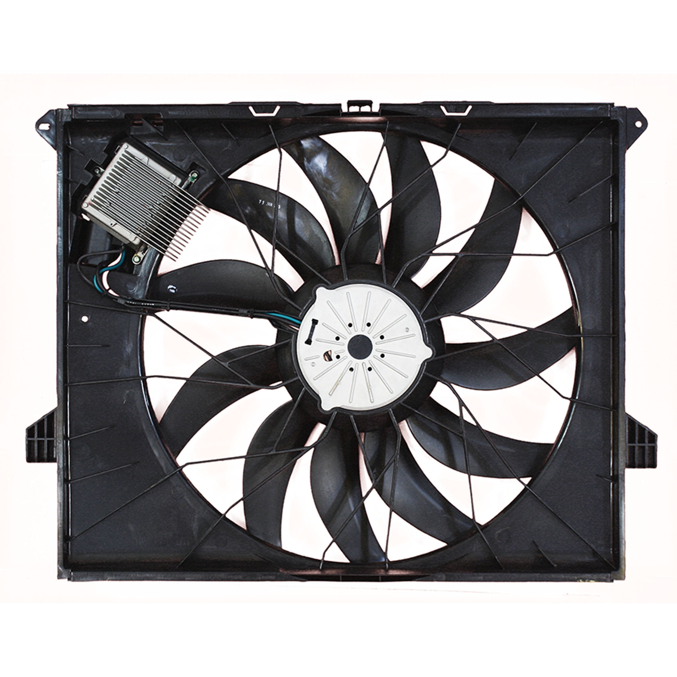 Agility Auto Parts Dual Radiator & Condenser Fan Assembly for Mercedes ...