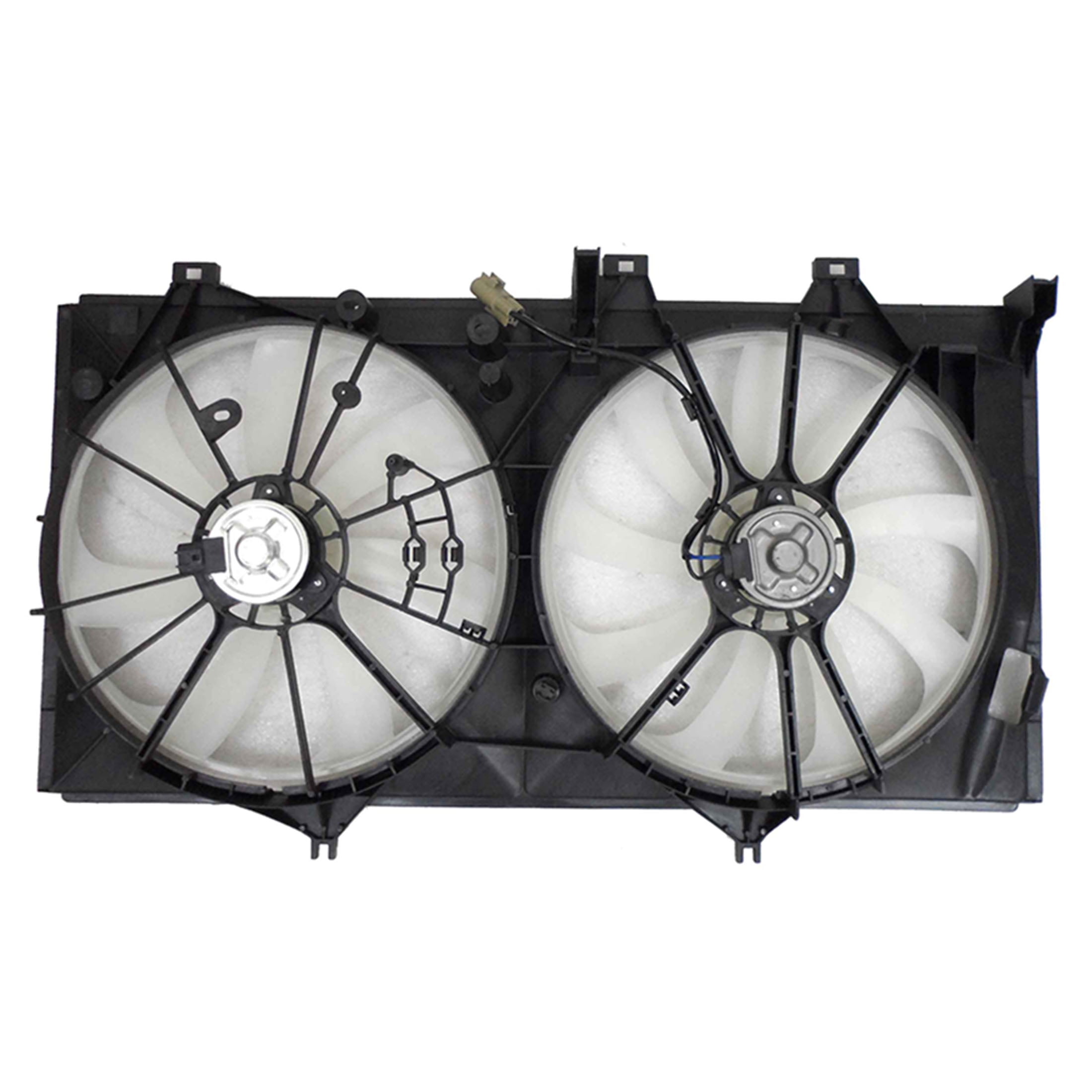 Agility Auto Parts 6010071 Dual Radiator and Condenser Fan Assembly for ...