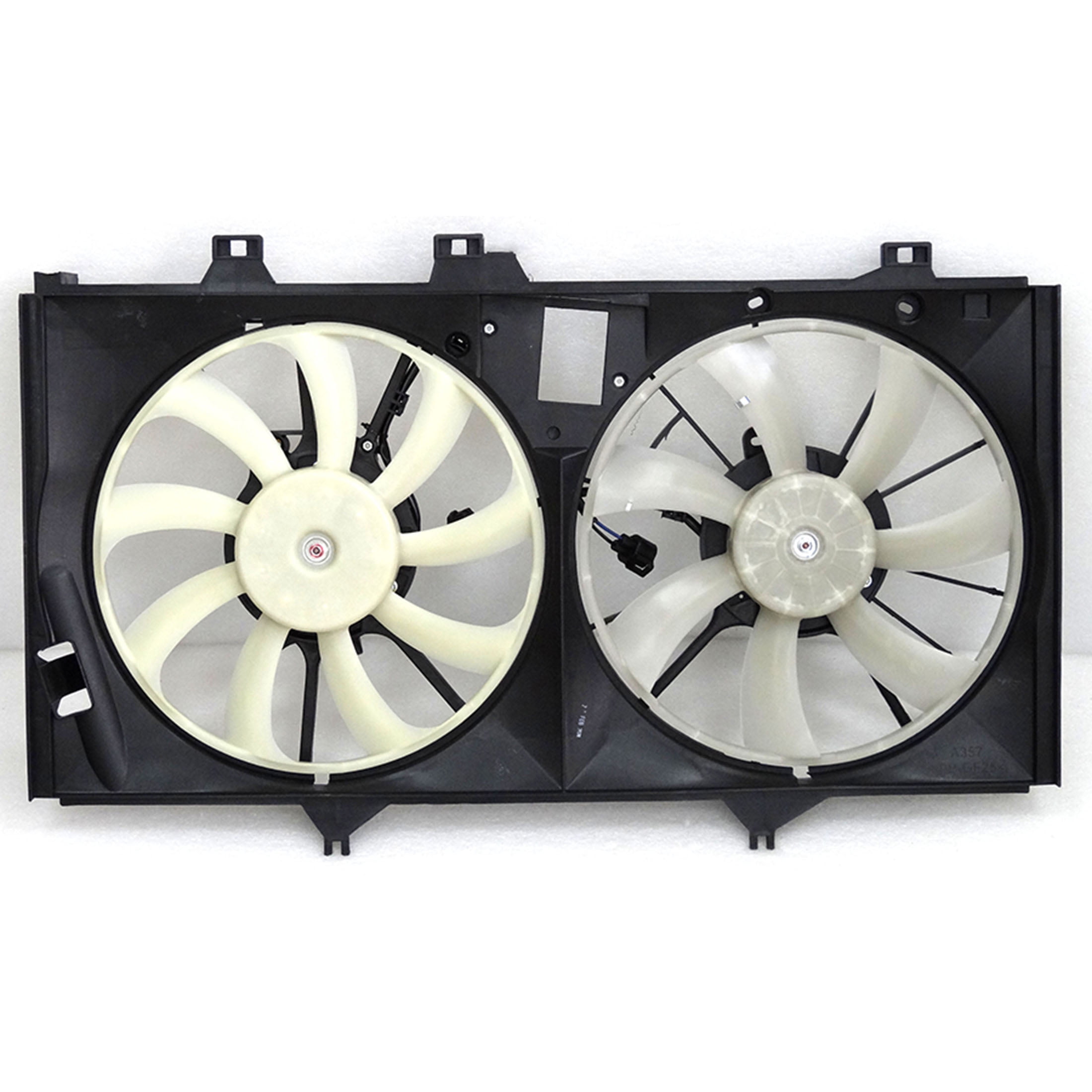Agility Auto Parts 6010072 Dual Radiator and Condenser Fan Assembly for ...
