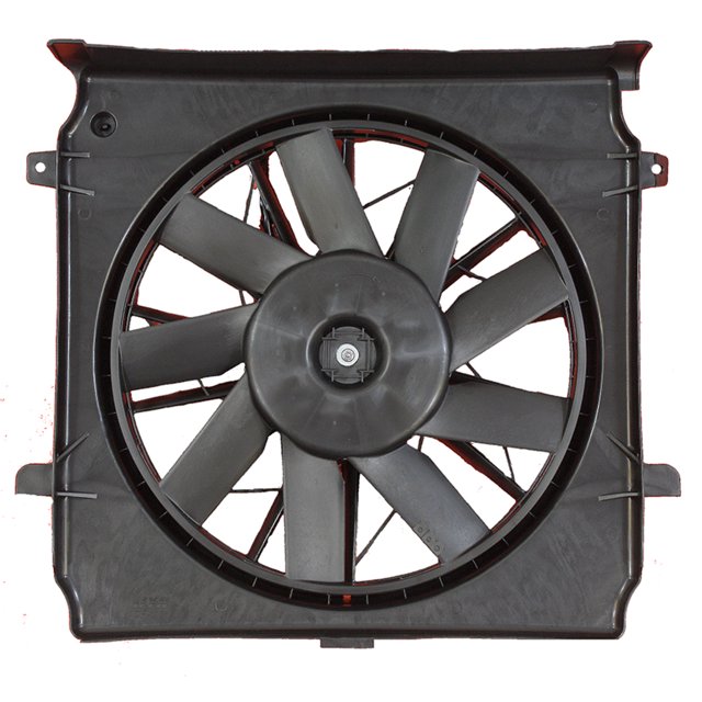 Agility Auto Parts 6010090 Dual Radiator and Condenser Fan Assembly for ...