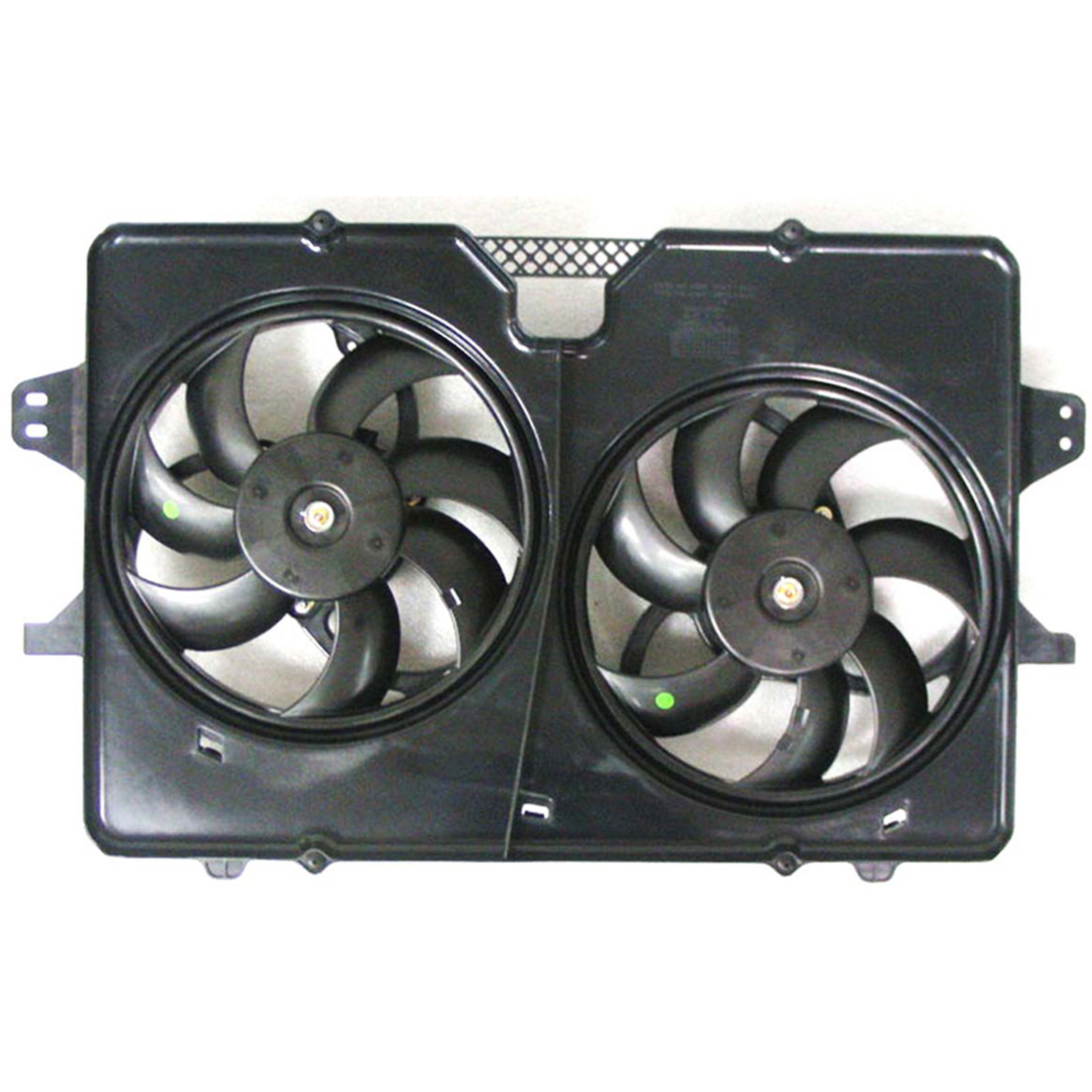 Agility Auto Parts 6010135 Dual Radiator and Condenser Fan Assembly for ...