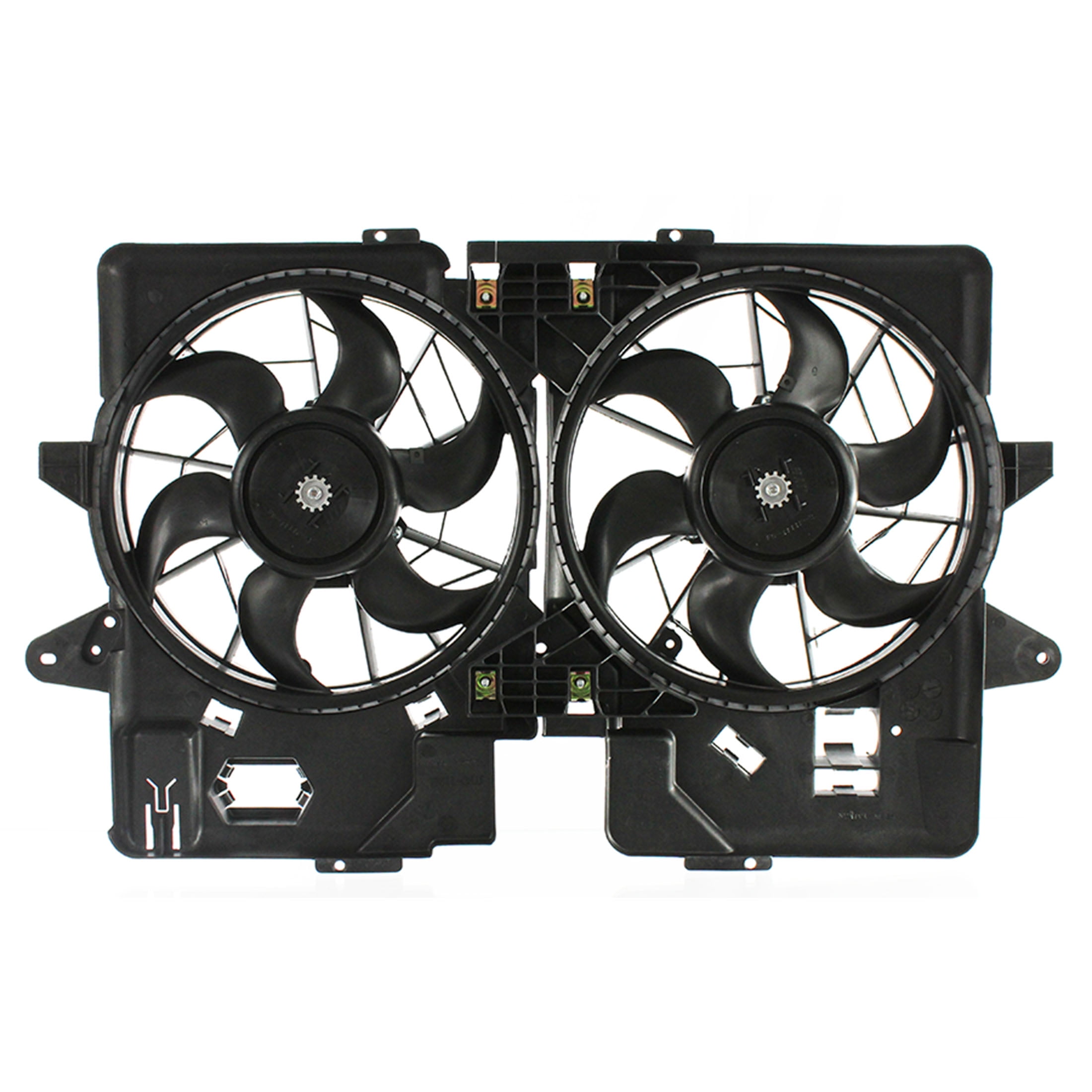 Agility Auto Parts 6010138 Dual Radiator and Condenser Fan Assembly for ...