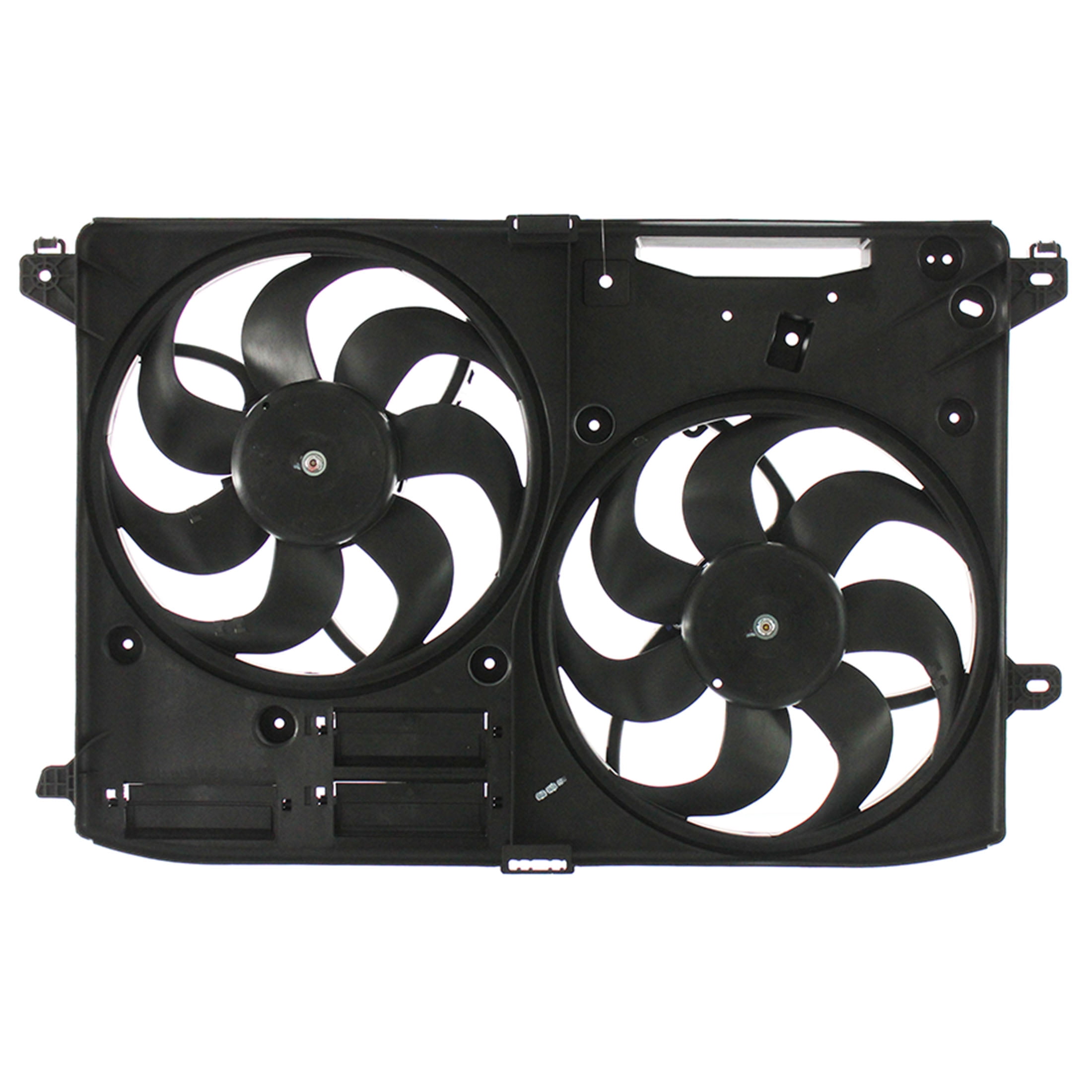 Agility Auto Parts 6010281 Dual Radiator and Condenser Fan Assembly for ...