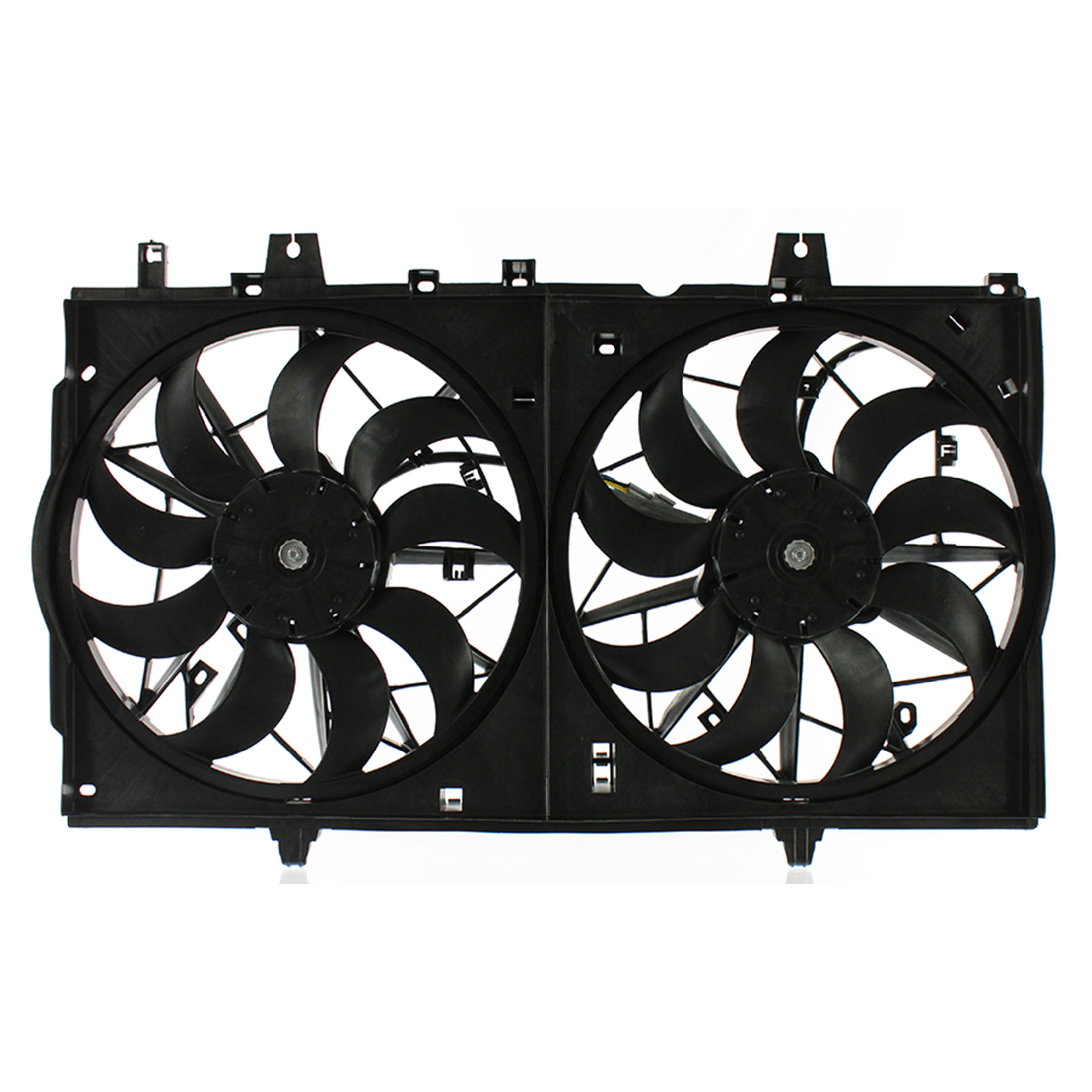 Agility Auto Parts 6016158 Dual Radiator and Condenser Fan Assembly for ...
