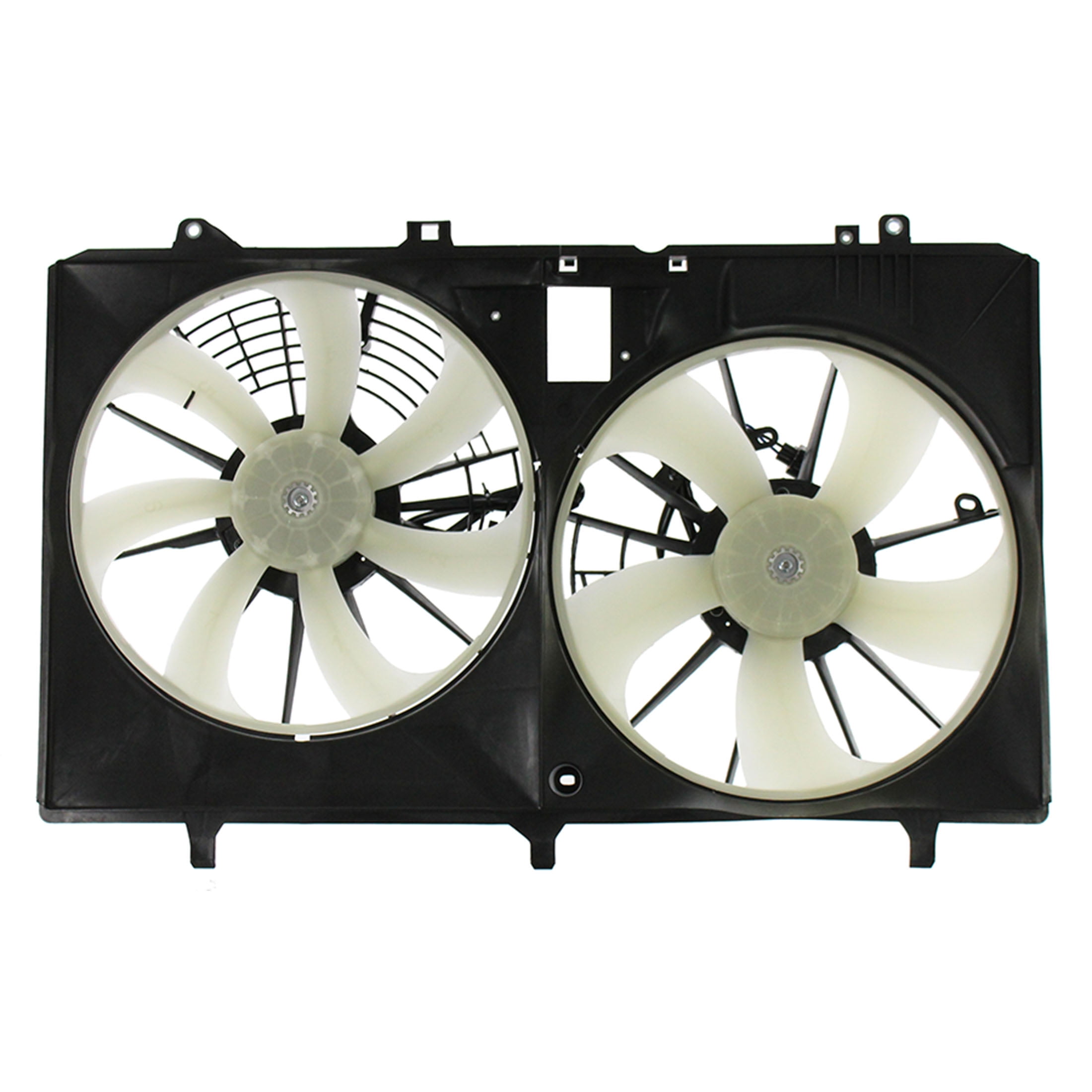 Agility Auto Parts 6010339 Dual Radiator and Condenser Fan Assembly for ...