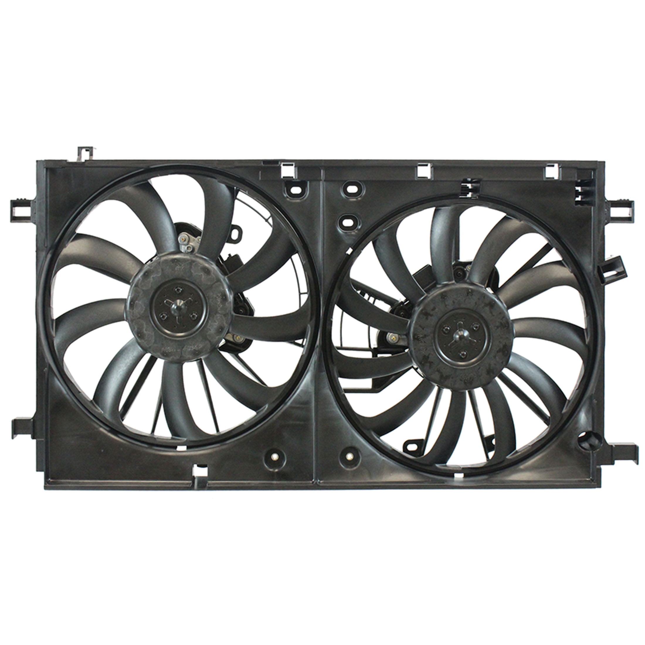 Agility Auto Parts 6010471 Dual Radiator and Condenser Fan Assembly for ...
