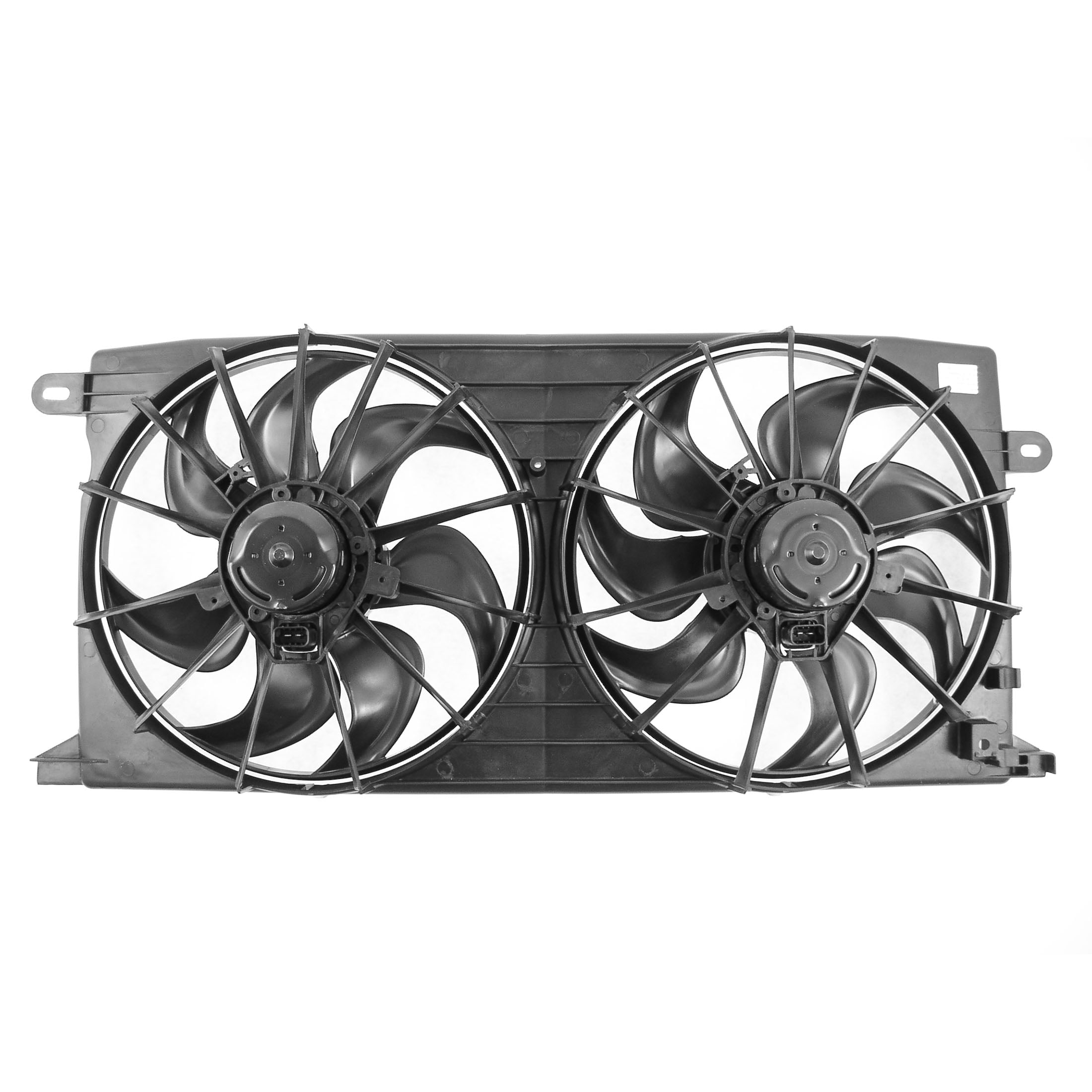 Agility Auto Parts 6012101 Dual Radiator and Condenser Fan Assembly for ...