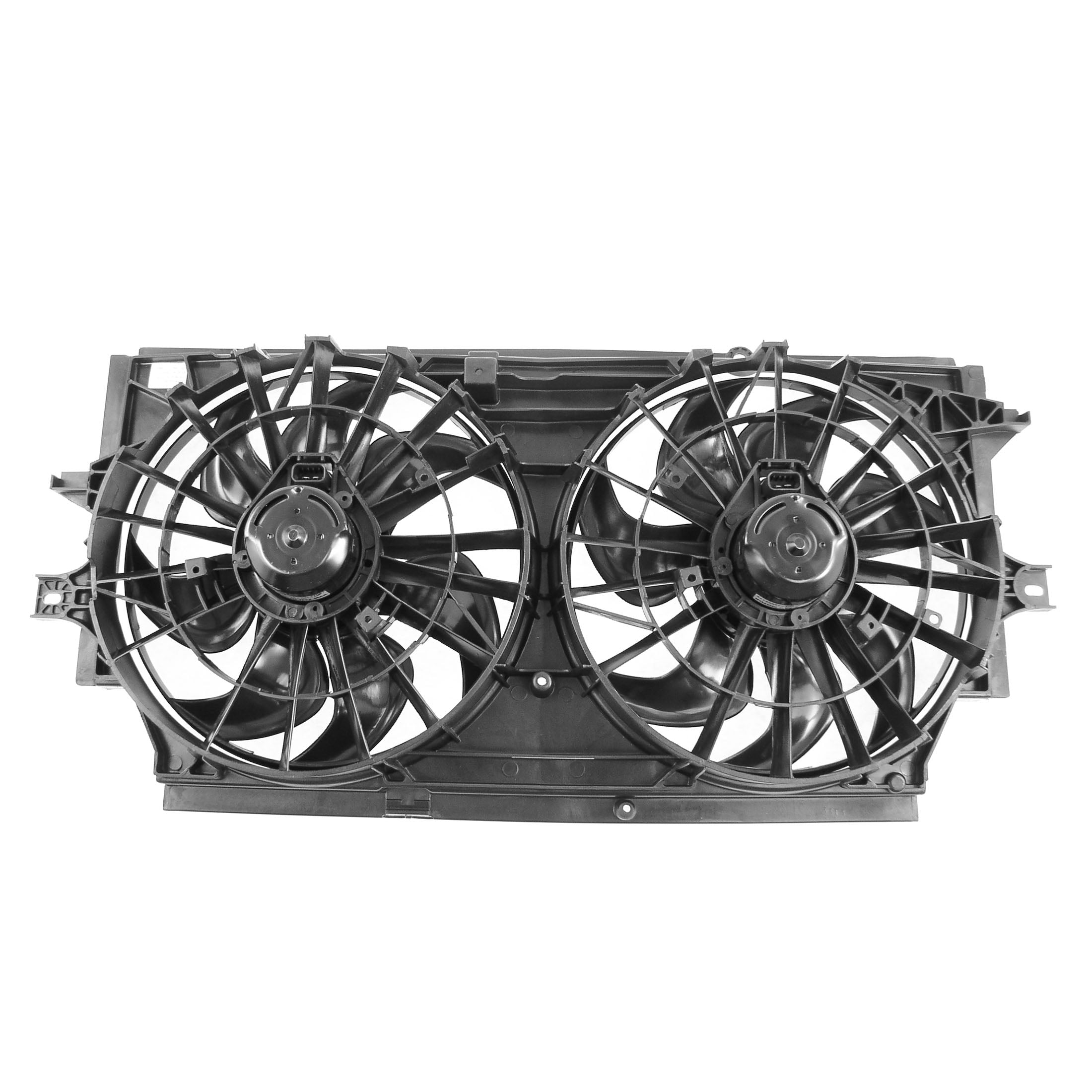 Agility Auto Parts 6012106 Dual Radiator and Condenser Fan Assembly for ...