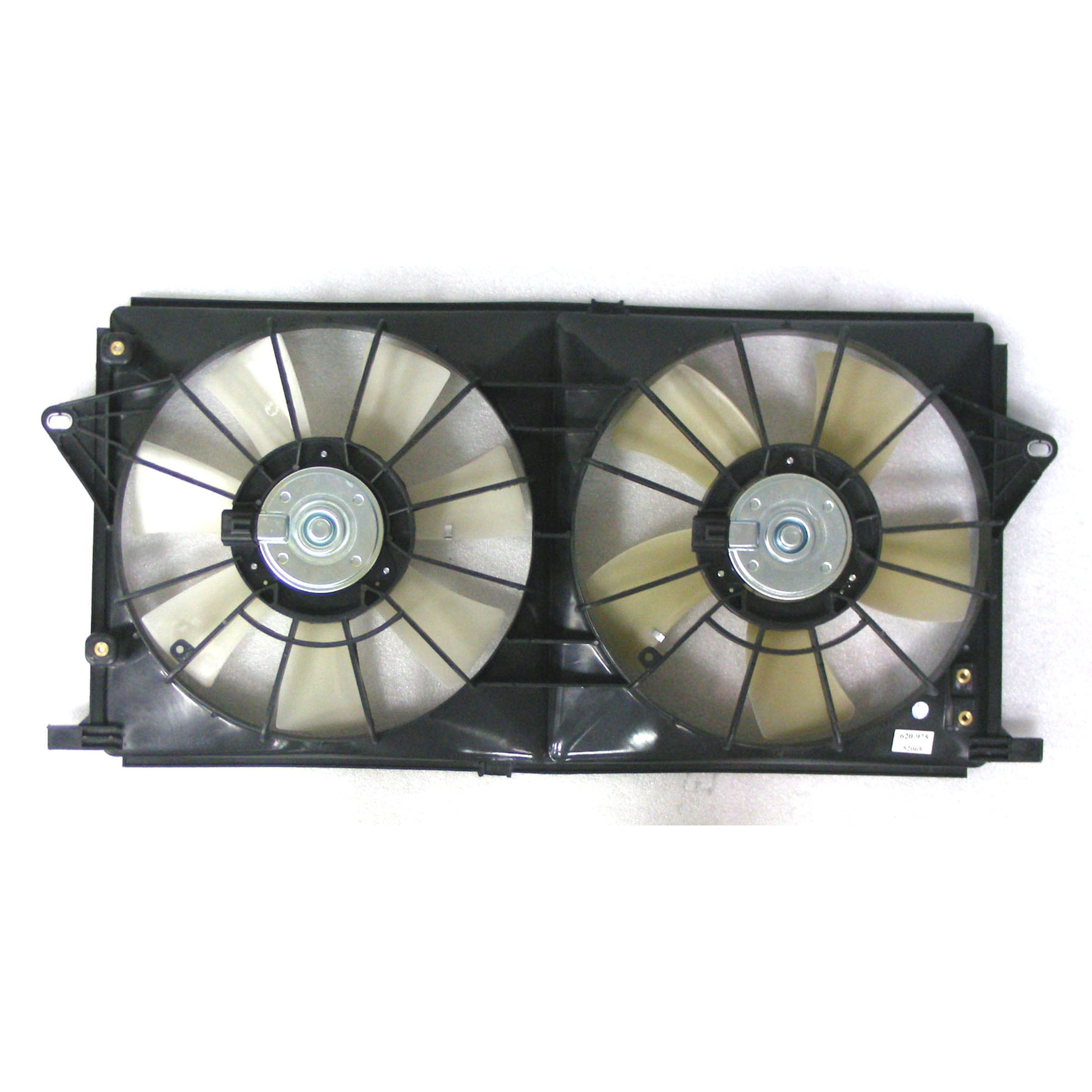 Agility Auto Parts 6014102 Dual Radiator and Condenser Fan Assembly for ...